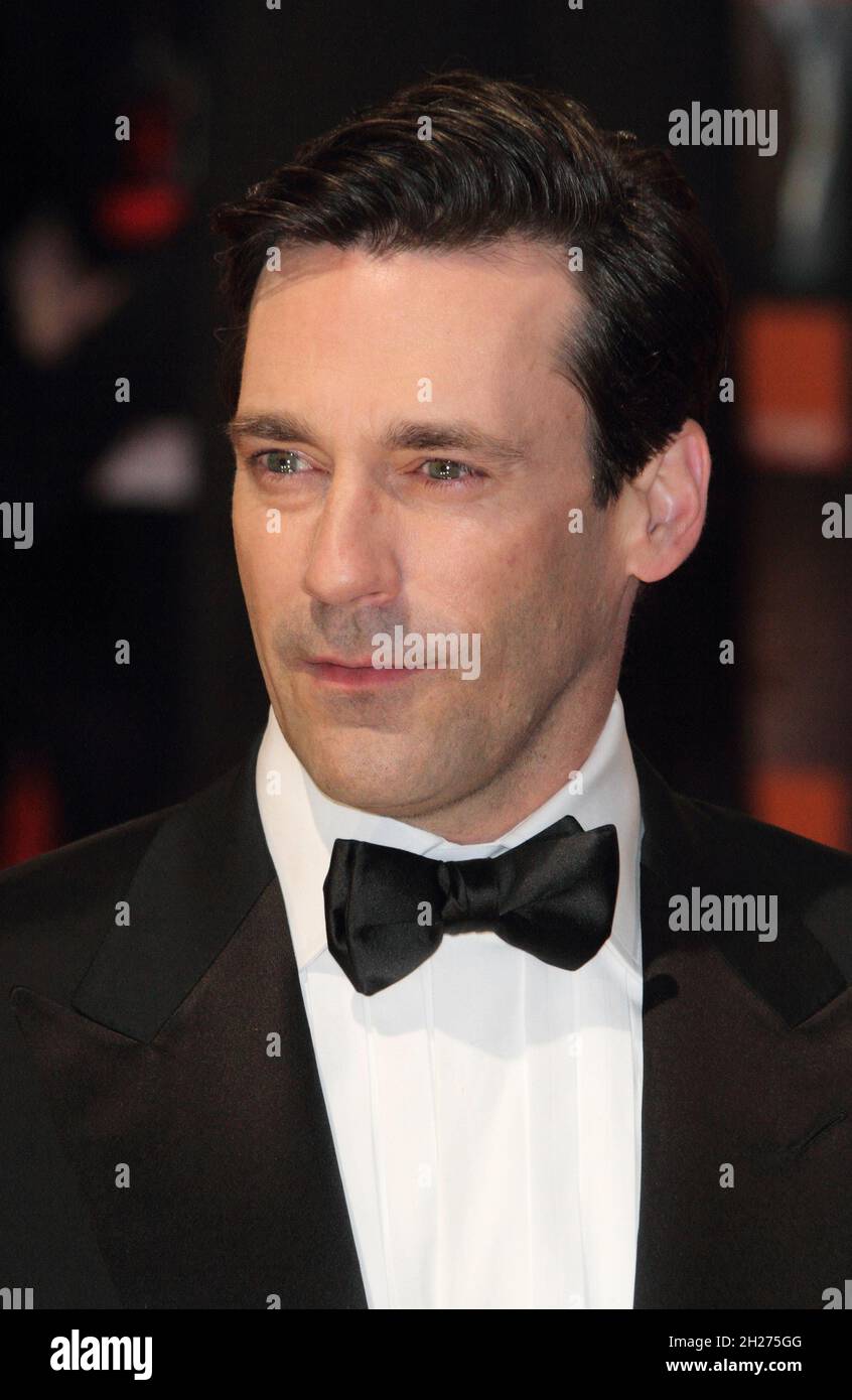 London. UK.Jon Hamm at the Orange sponsored 65th British Academy Film ...