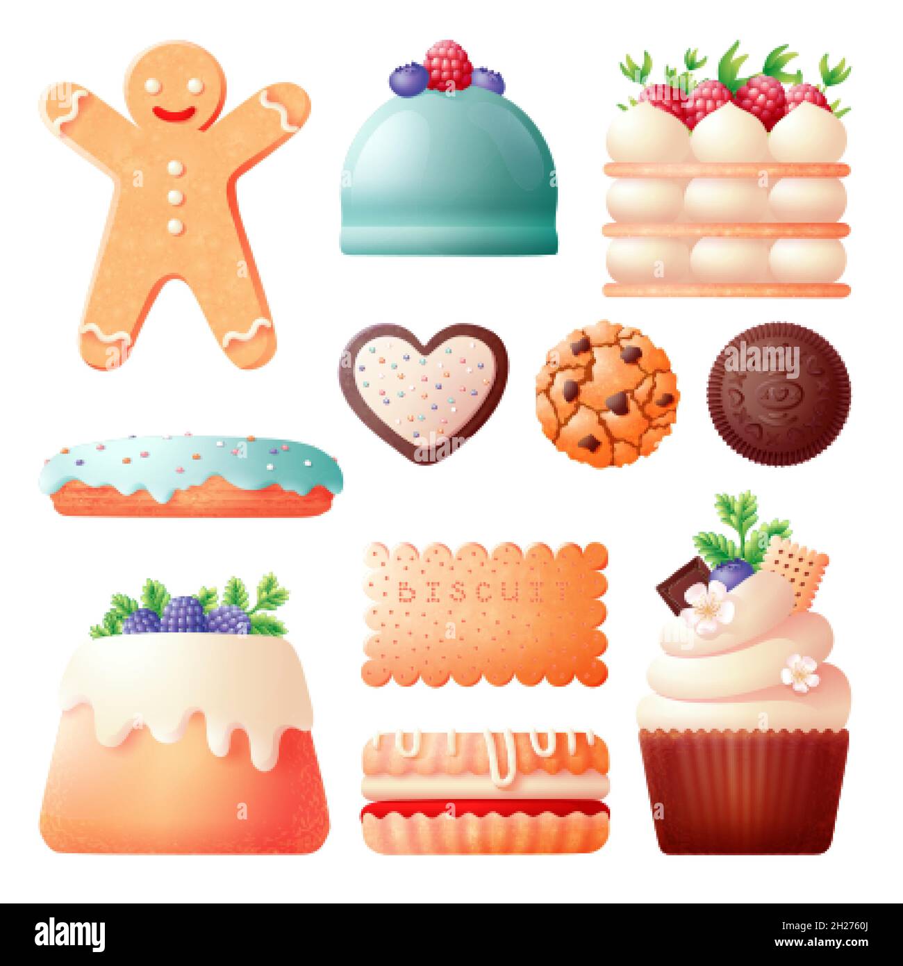 Brioche cake Stock Vector Images - Alamy