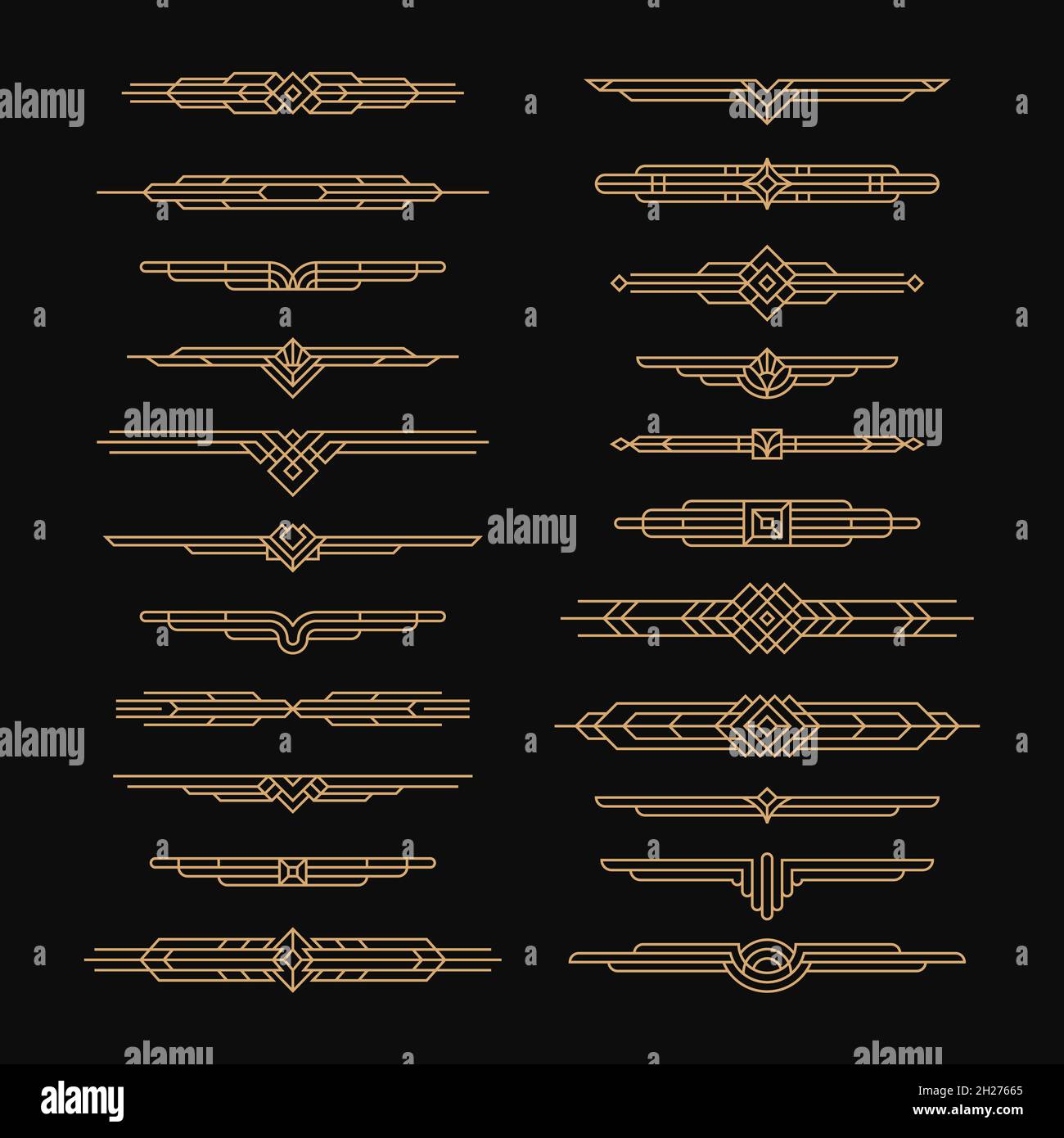 1920s Art Deco Borders
