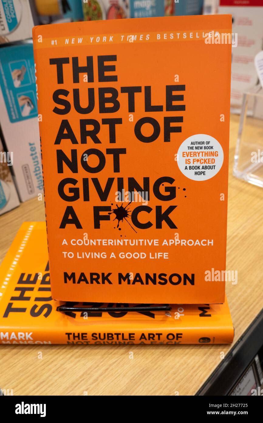 Mark manson book hi-res stock photography and images - Alamy