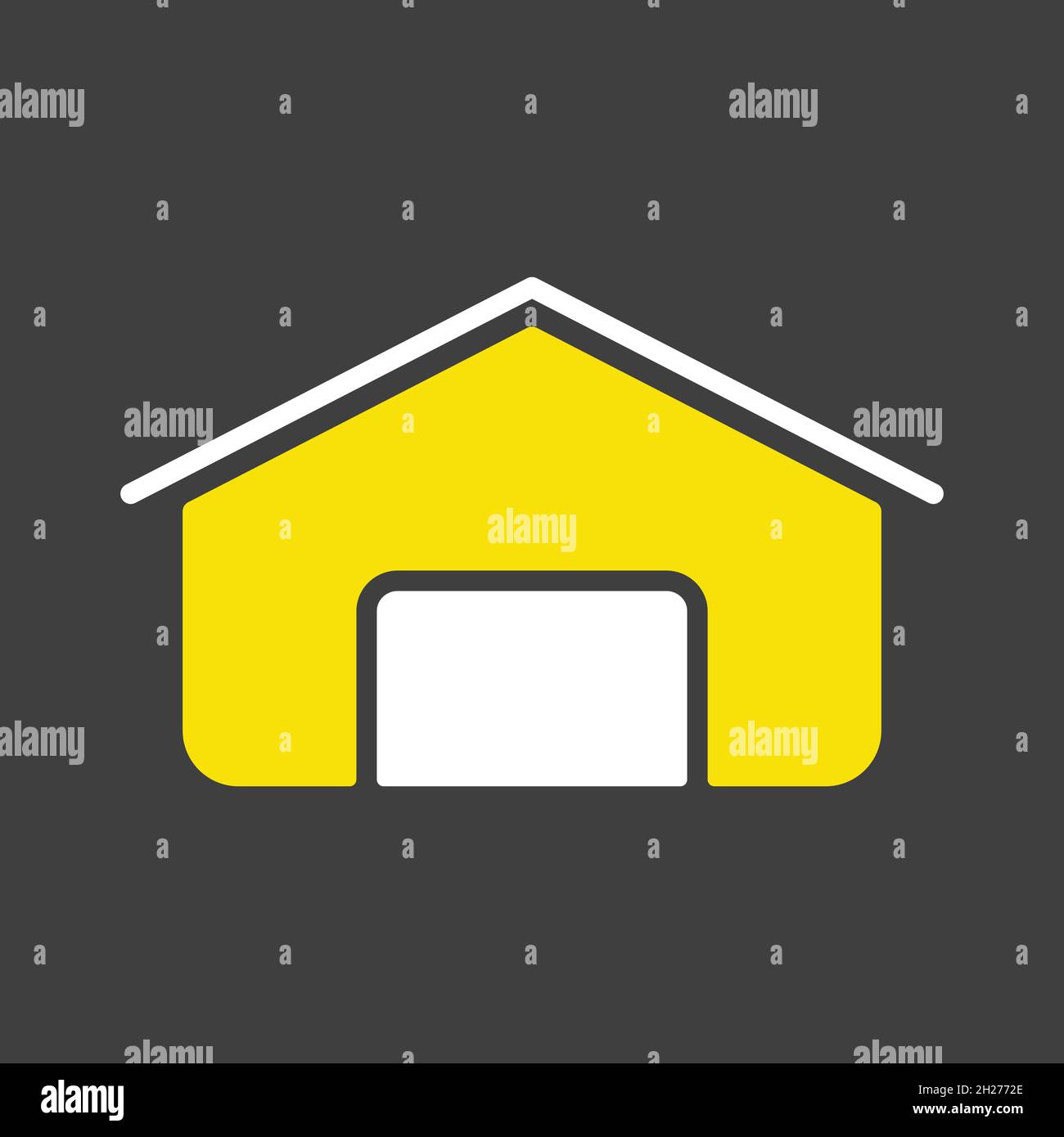 Barn glyph icon. Farm animal sign. Graph symbol for your web site ...