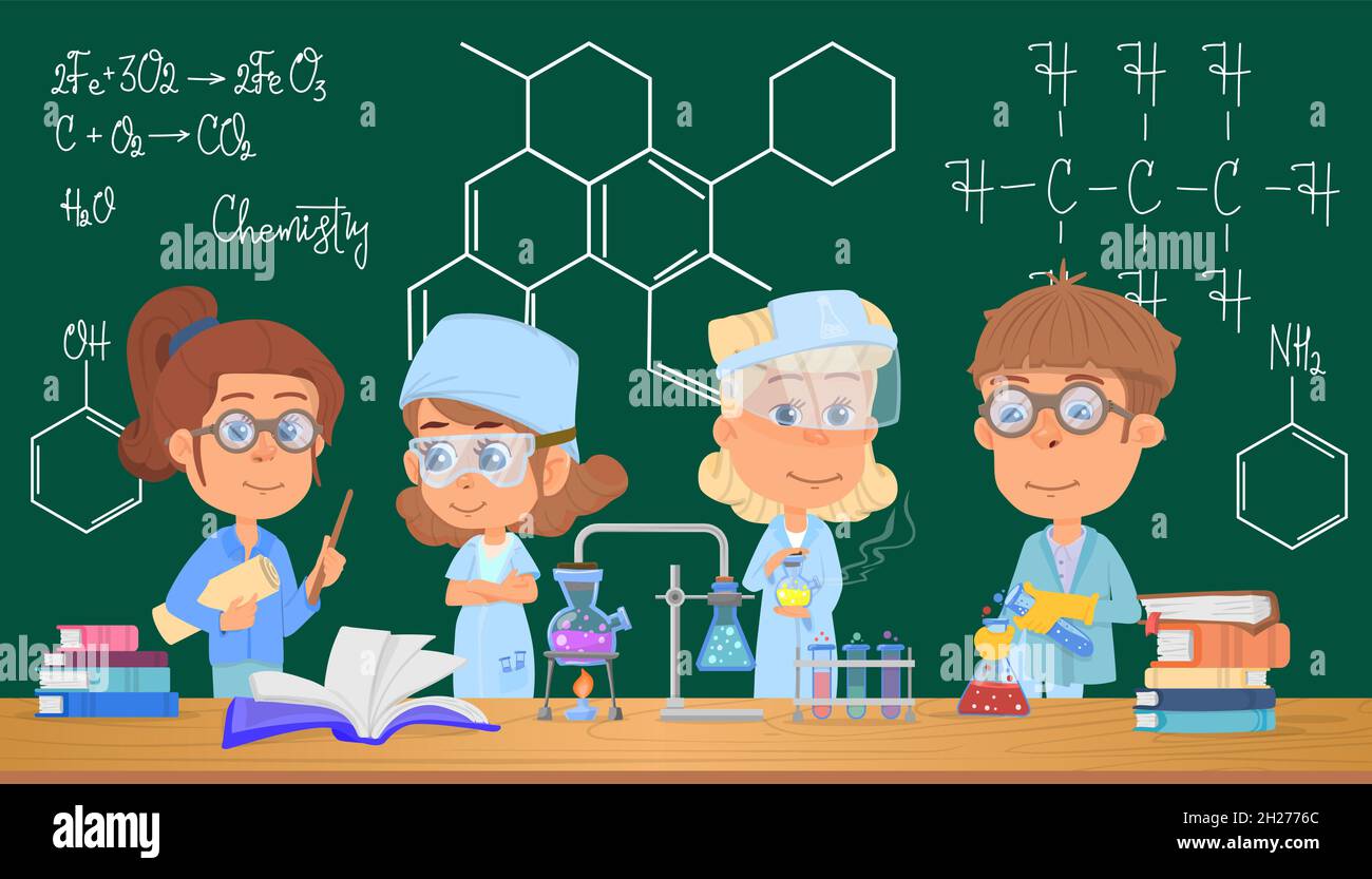 Science Classroom Cartoon