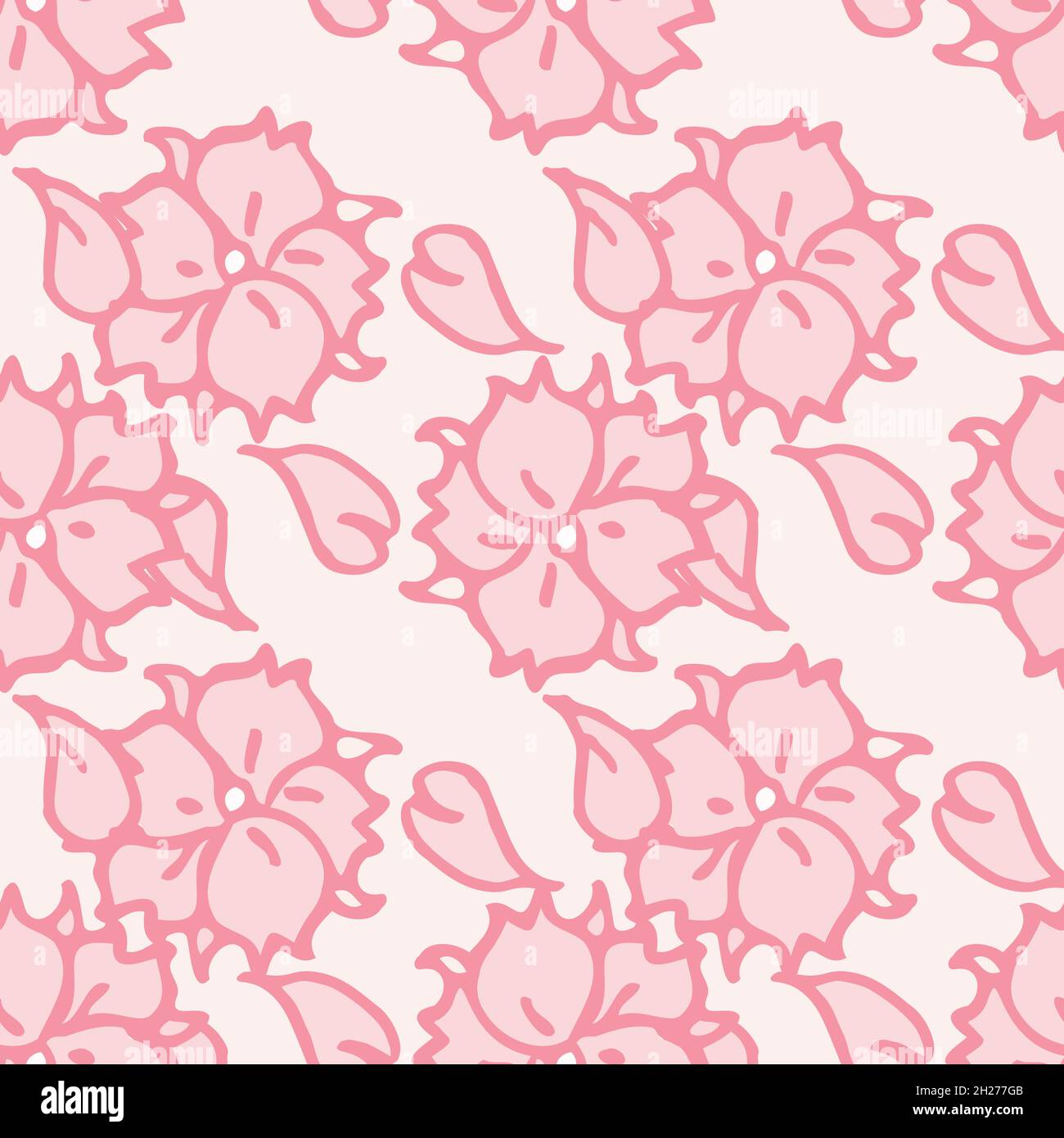 Spring wild cherry plum Stock Vector Images - Alamy