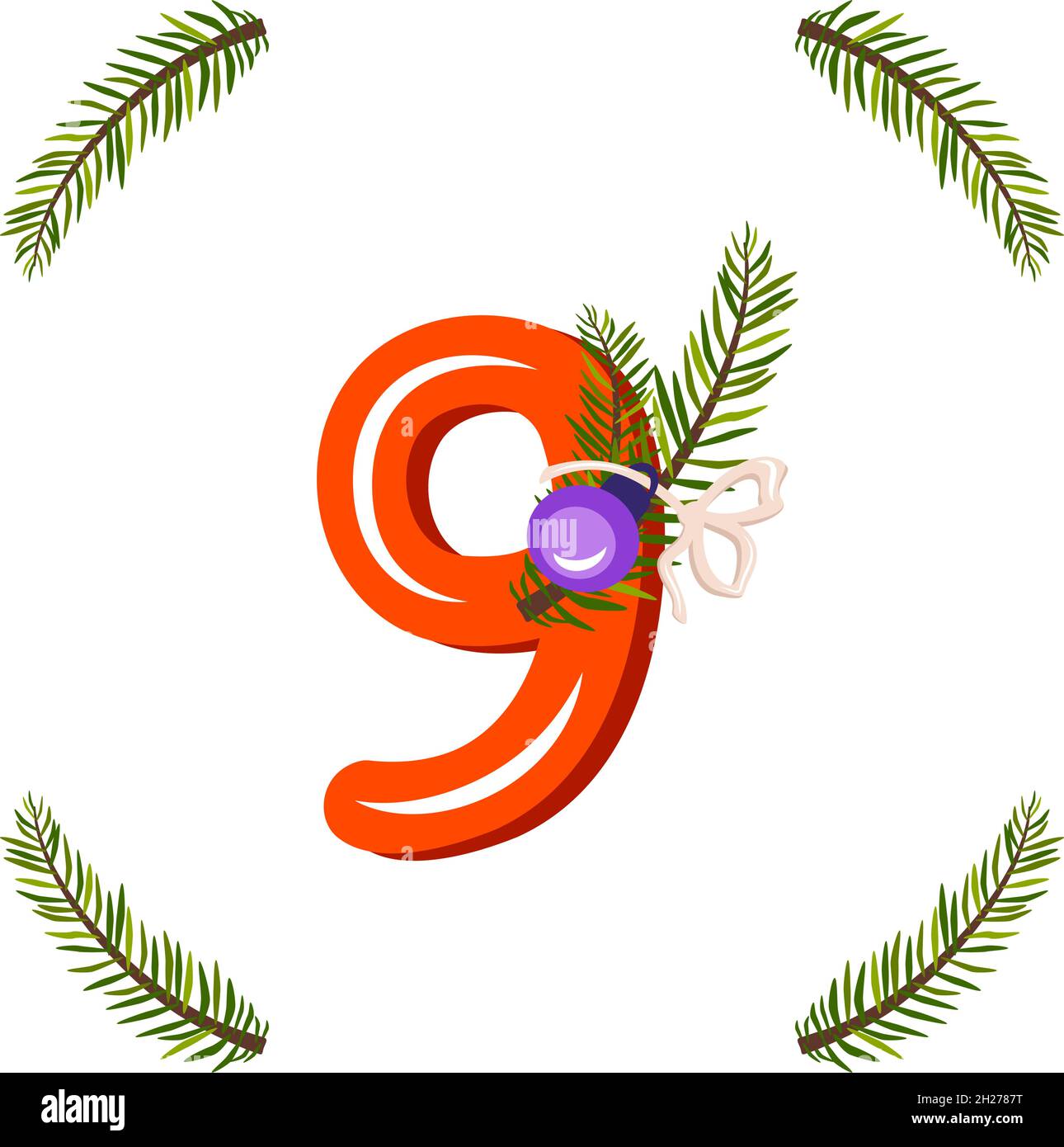Number Nine Clip Art