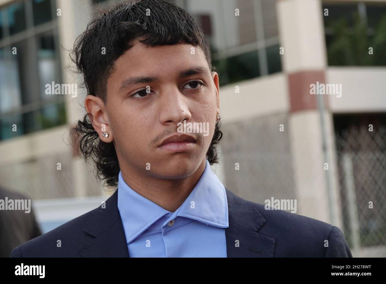 Florida, Oct 20th 2021, Anthony Borges, 18, who was shot multiple times ...