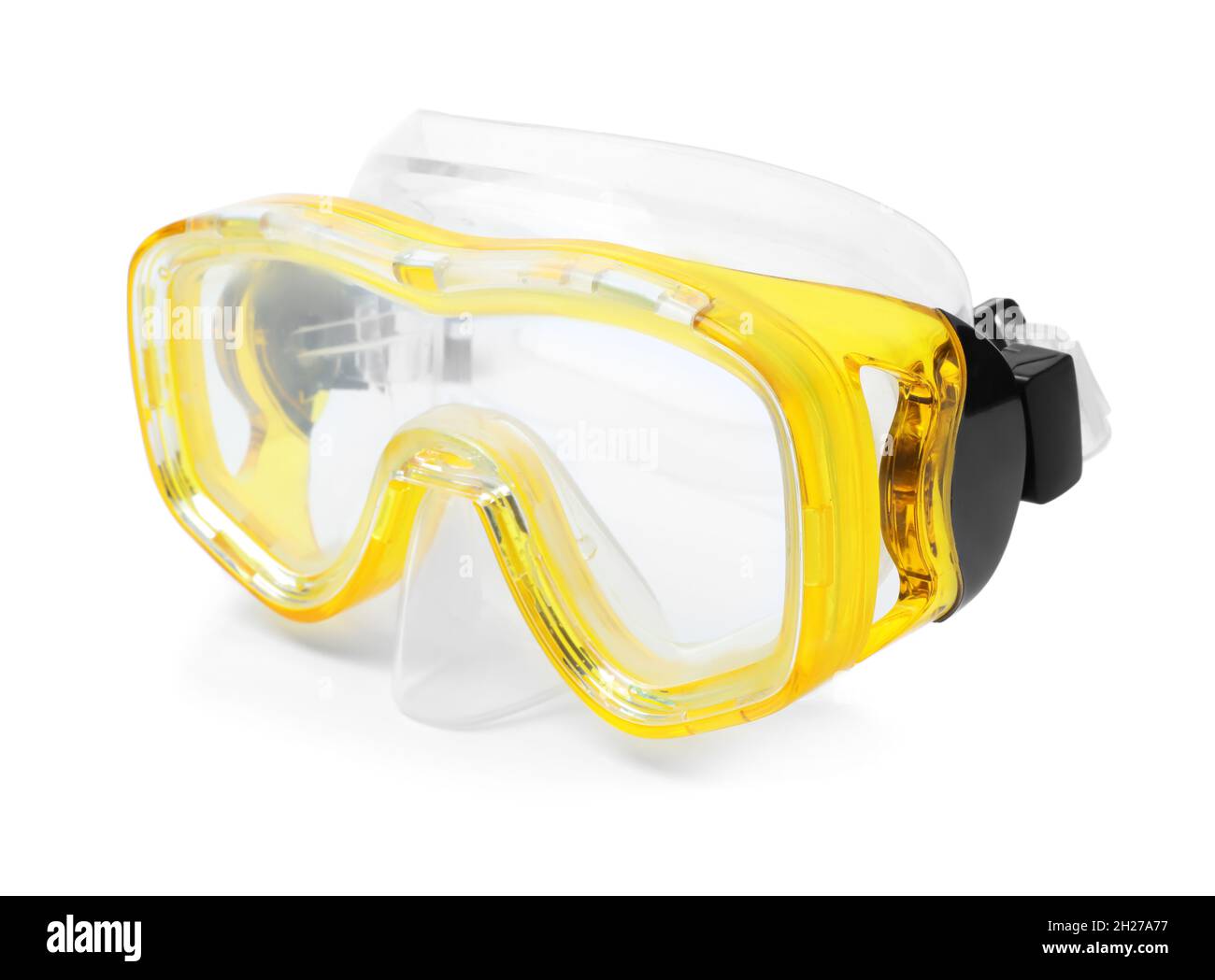 Swim goggles on white background. Beach object Stock Photo - Alamy
