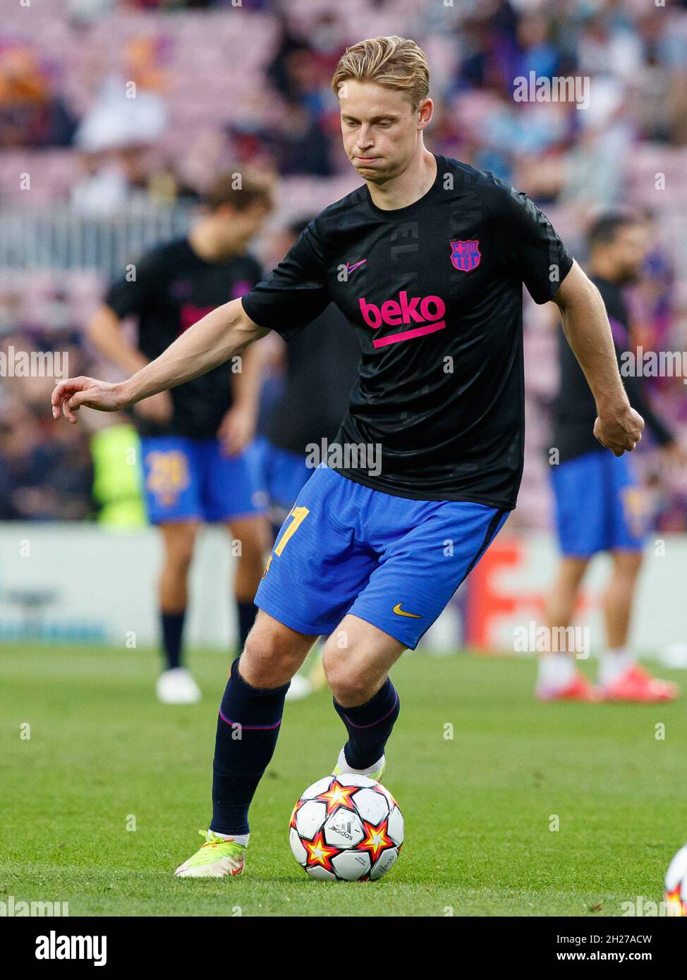 Frenkie De Jong of FC Barcelona during the UEFA Champions League match ...