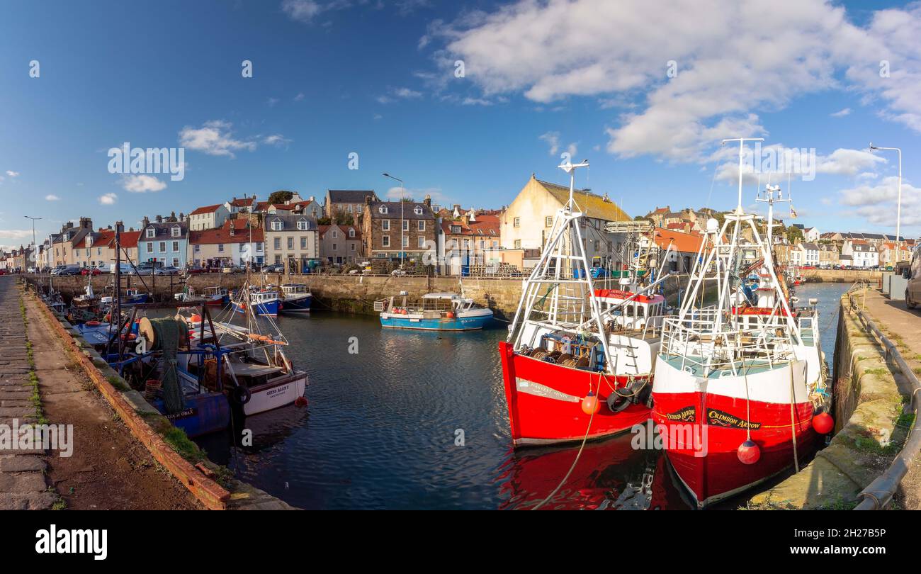 Pittenweem Harbour is a coastal fishing village in the East Neuk of ...