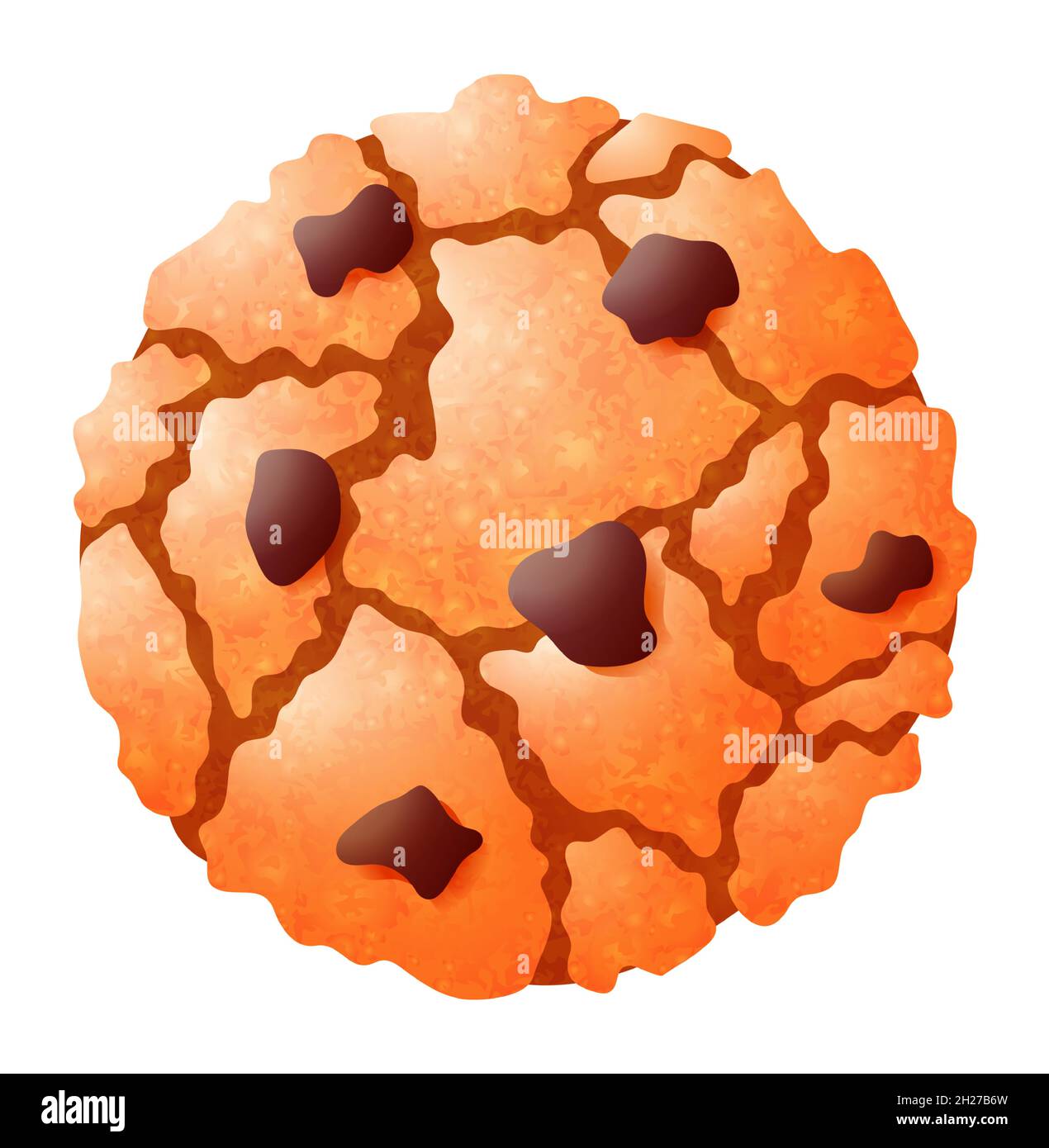 Cookies chocolate chips hand Cut Out Stock Images & Pictures - Alamy