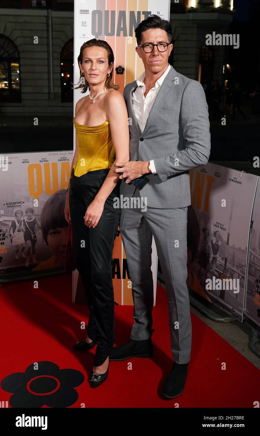 Trinity Tristan and Ben Charles Edwards attend a special screening of documentary film Quant ...