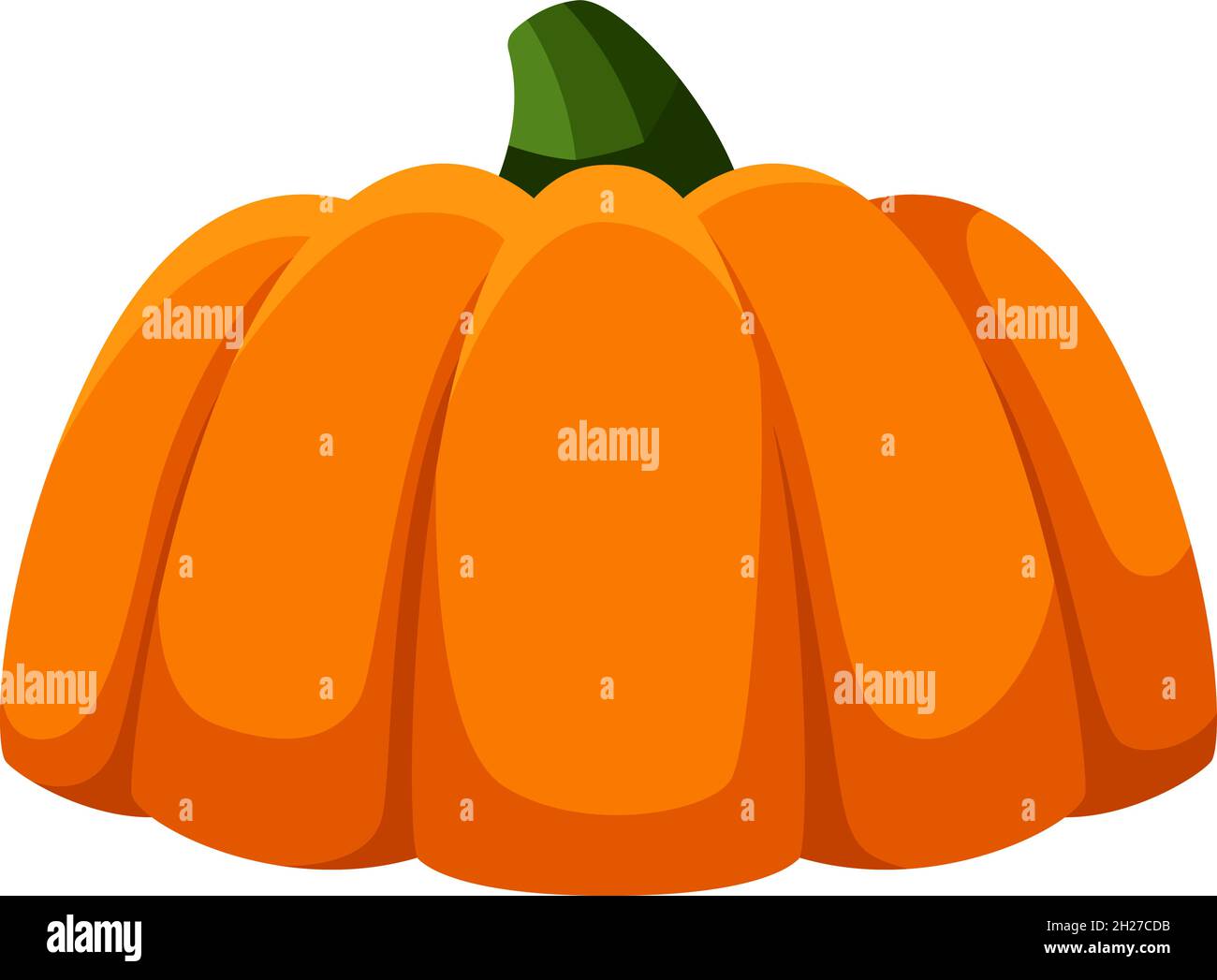 Pumpkin drawing. Squash simple cartoon flat image Stock Vector Image ...