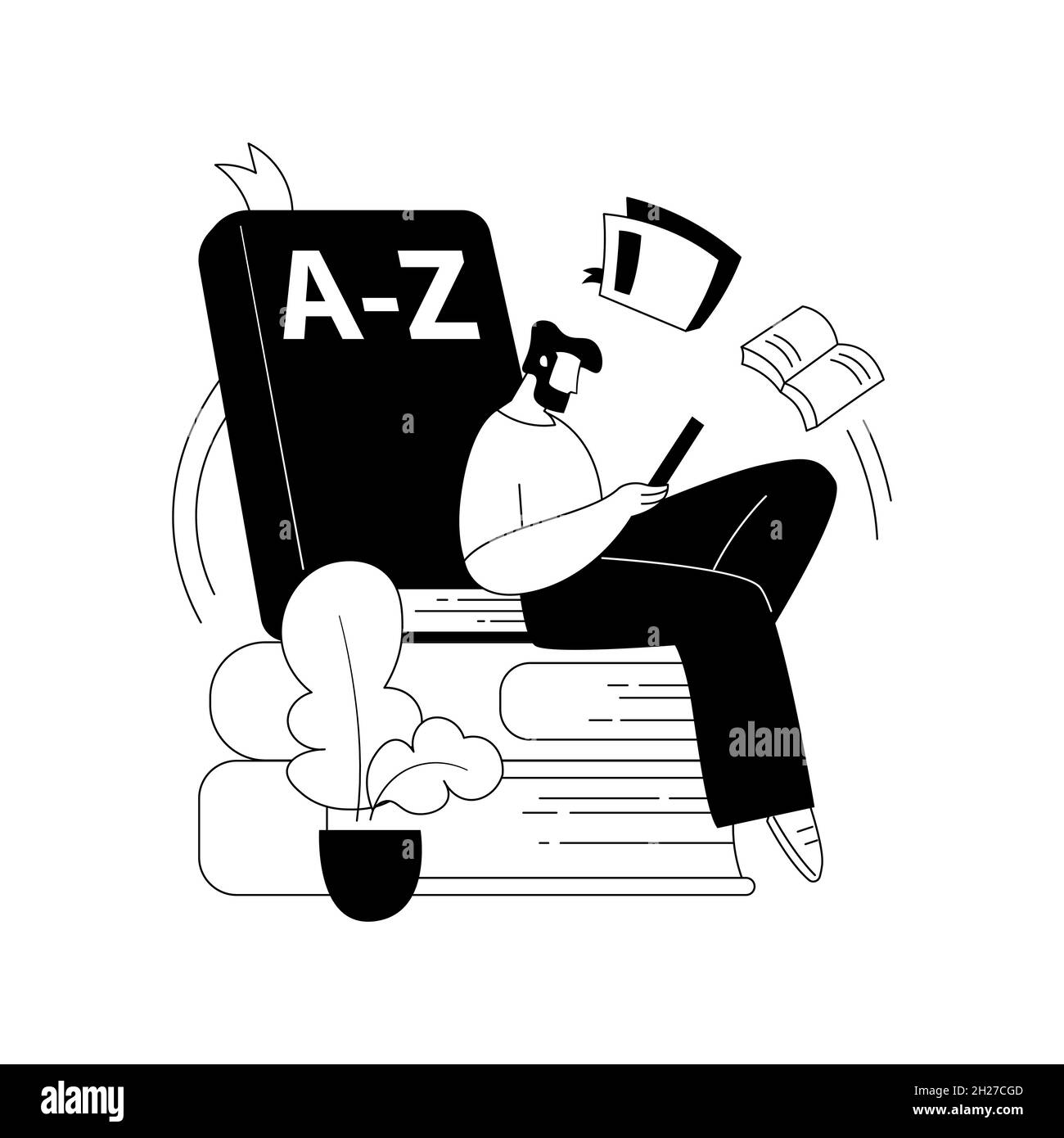 Glossary abstract concept vector illustration Stock Vector Image & Art ...