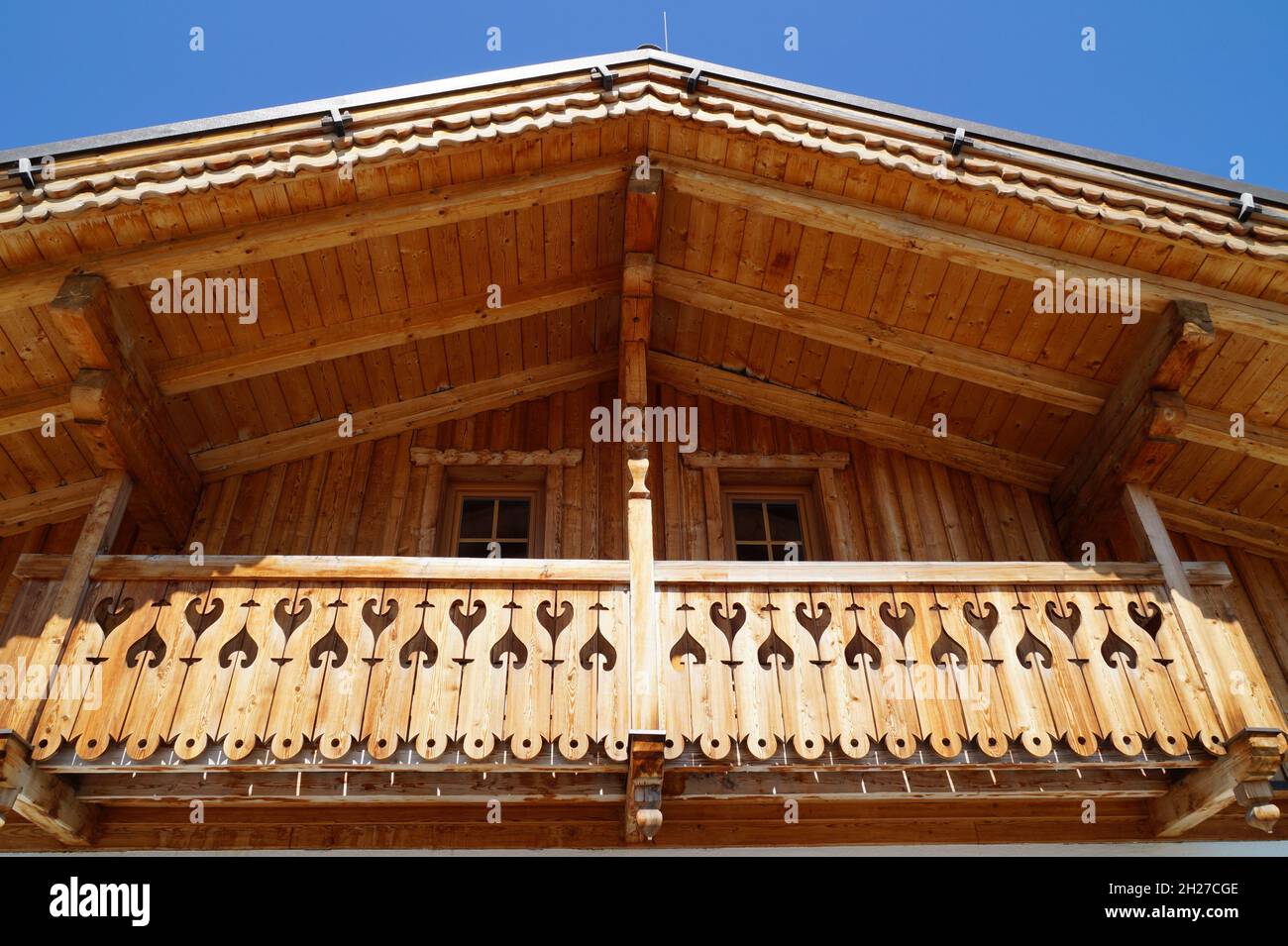a rustic wooden house in the Austrian Alps of the Schladming-Dachstein ...