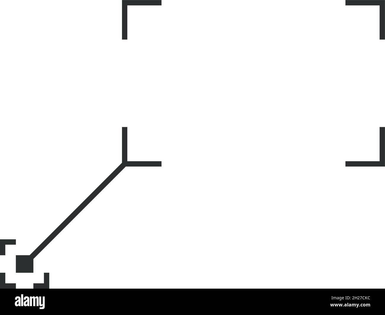 Blank callout title. HUD interface element in futuristic style Stock ...