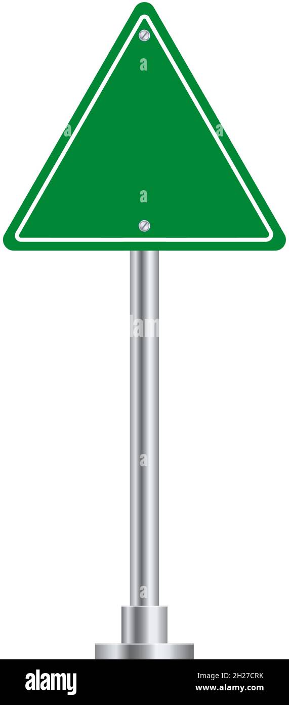 Pedestrian crossing sign green Stock Vector Images - Alamy