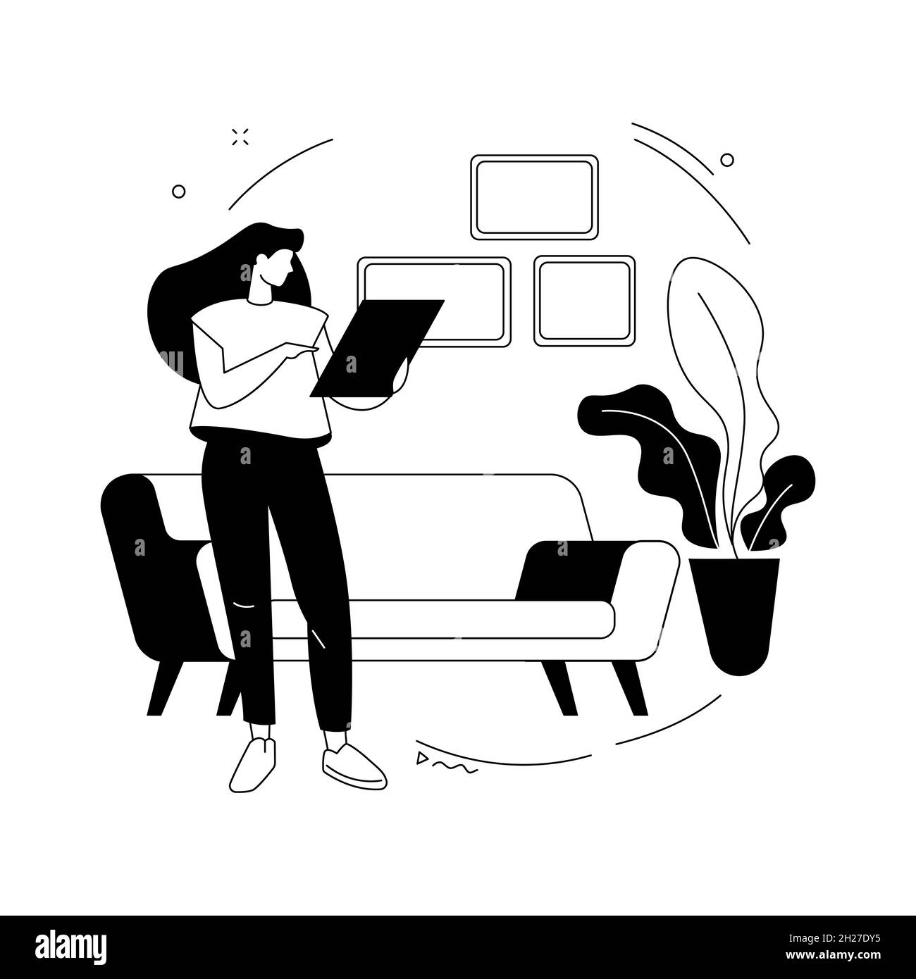 Home staging abstract concept vector illustration Stock Vector Image ...