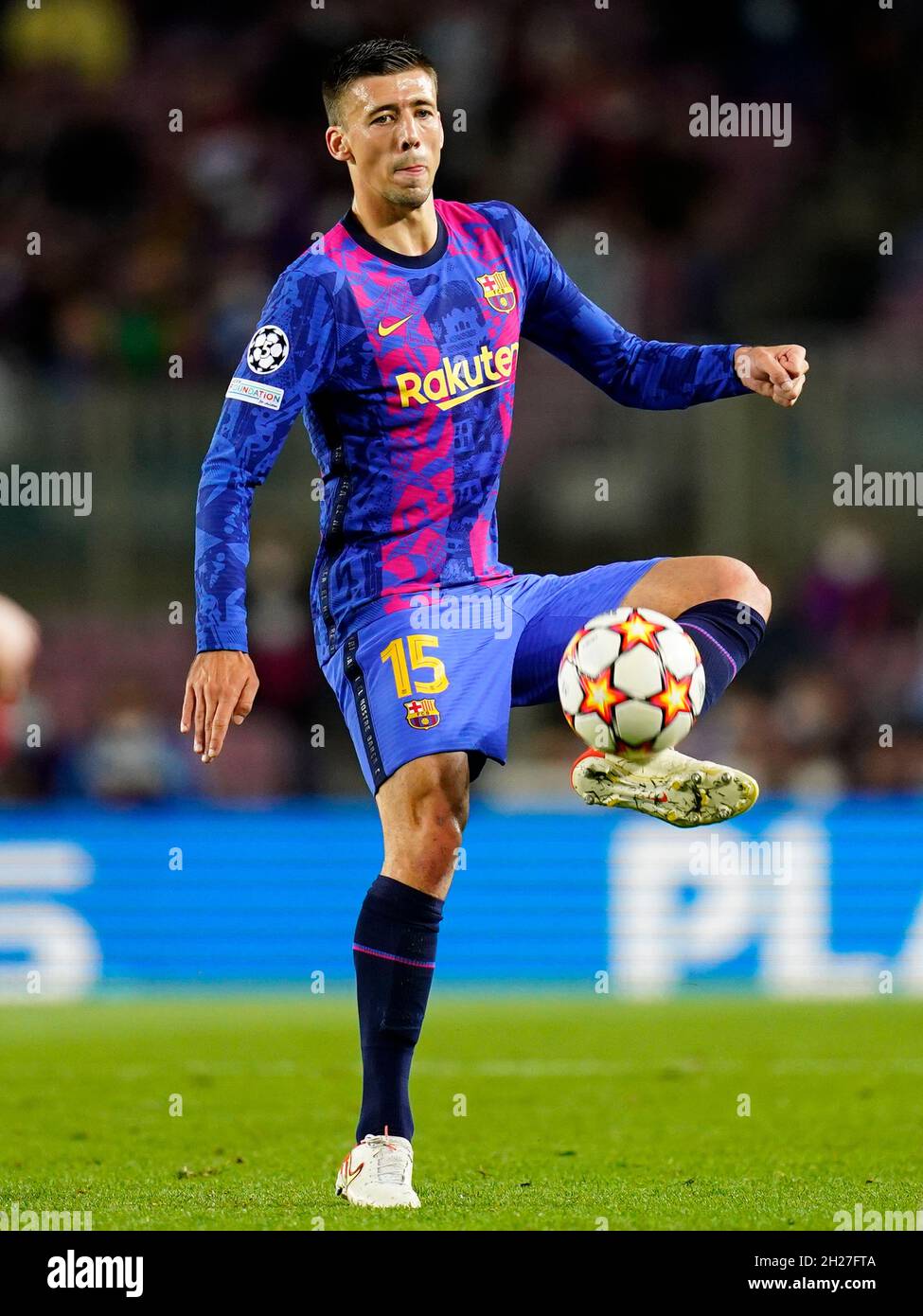 Clement Lenglet of FC Barcelona during the UEFA Champions League match ...