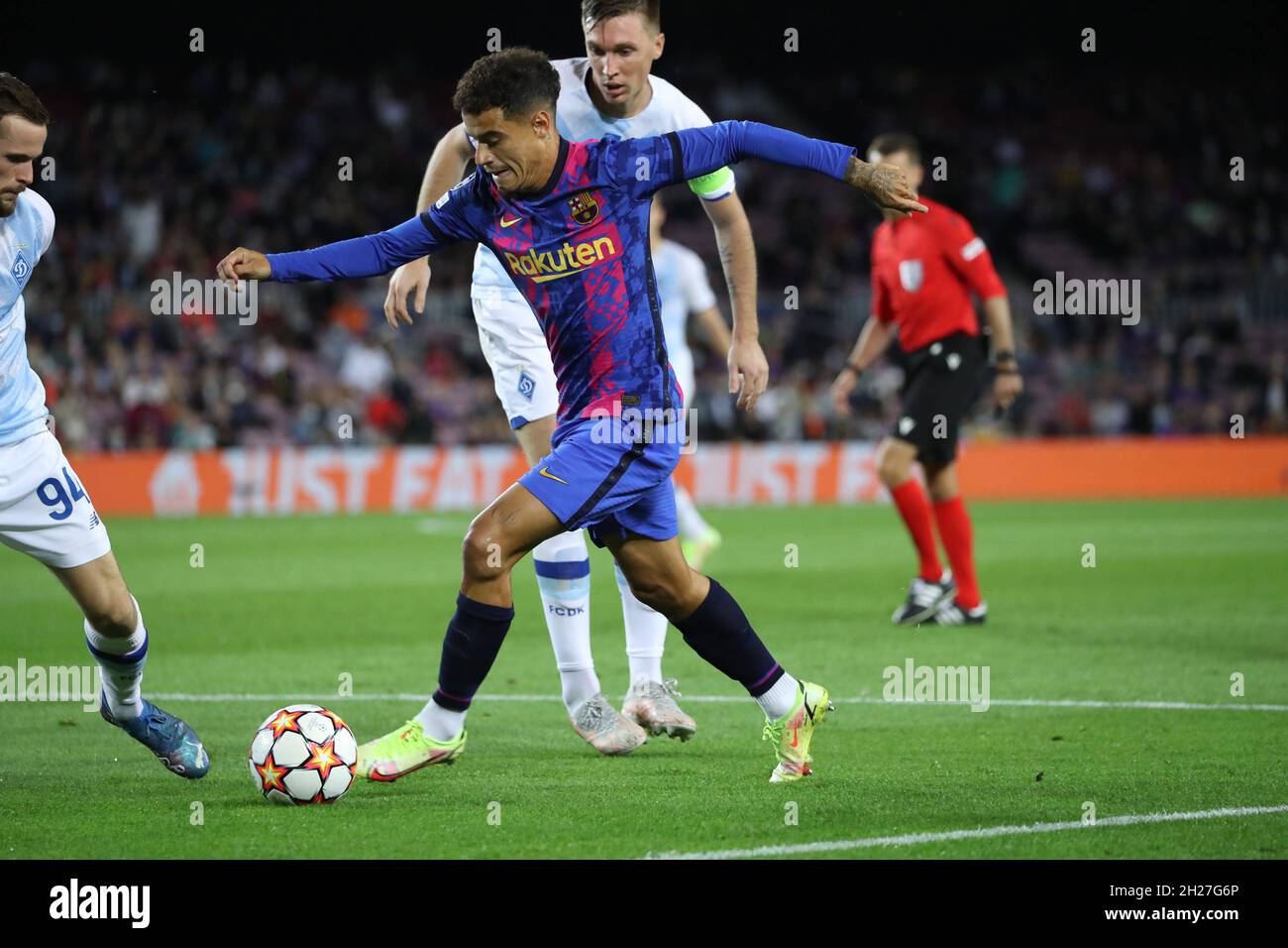 Barcelona, Spain. 20th Oct, 2021. UEFA Champions League Group stage ...