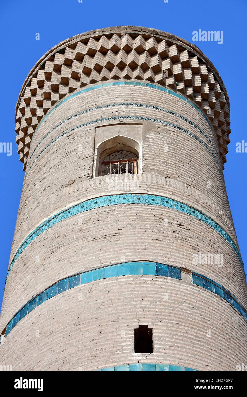 Juma Minaret, Itchan Kala, Ichan-Qаl’а, Khiva, Xorazm Region, Uzbekistan, Central Asia Stock ...