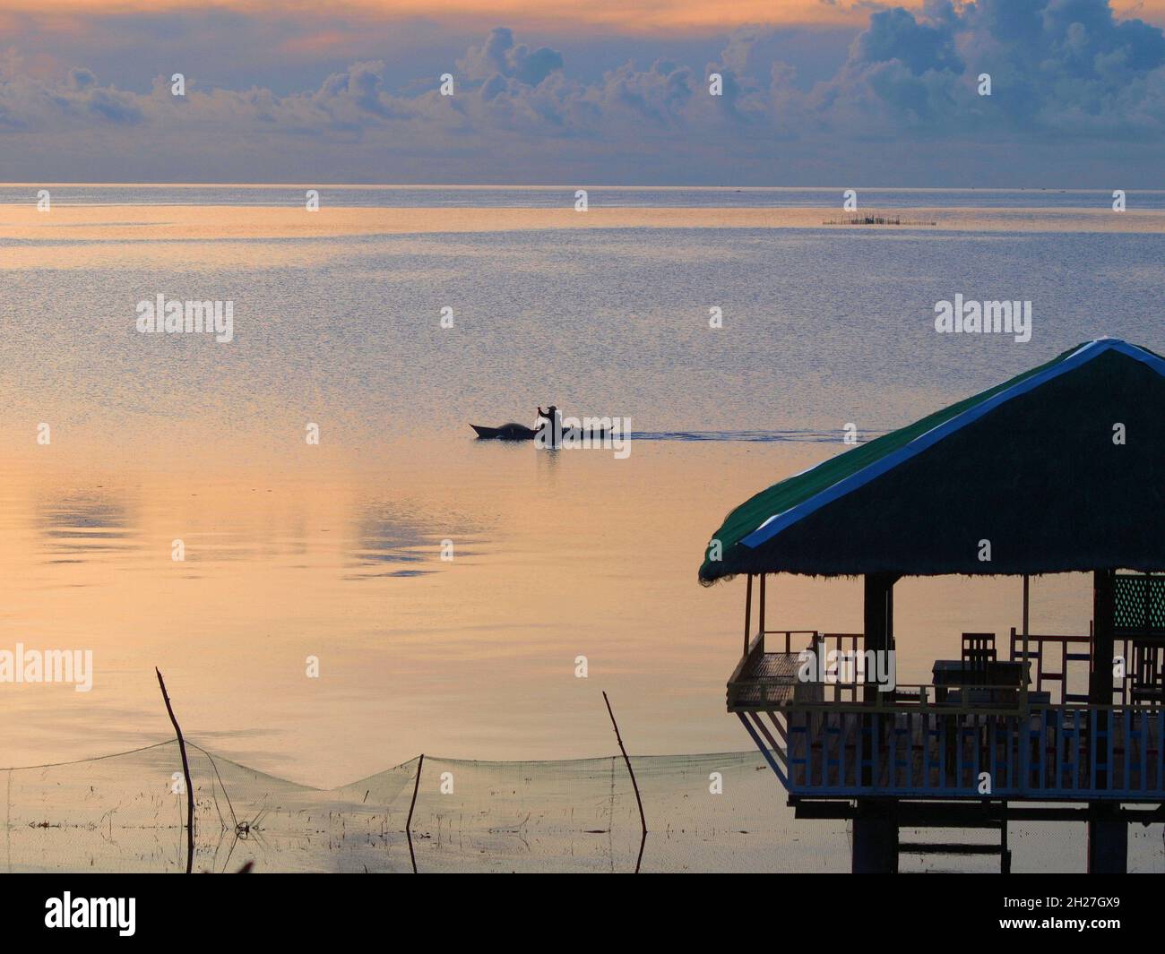 Palawan Dawn - Early morning on the Palawan shore. not far from Puerto ...