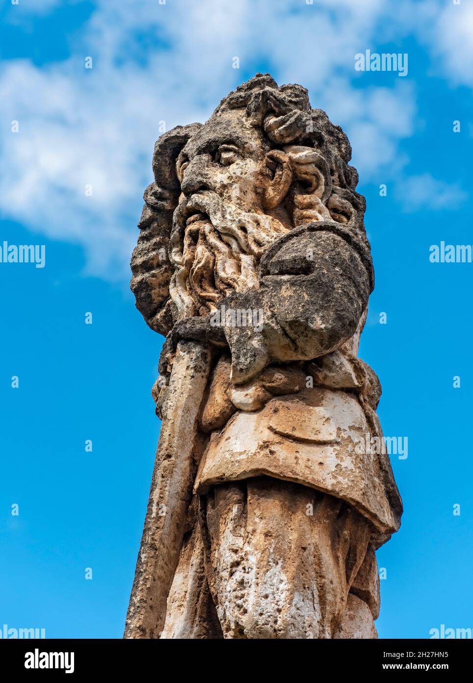 Monster statue, Villa Palagonia, Bagheria, Sicily, Italy Stock Photo ...