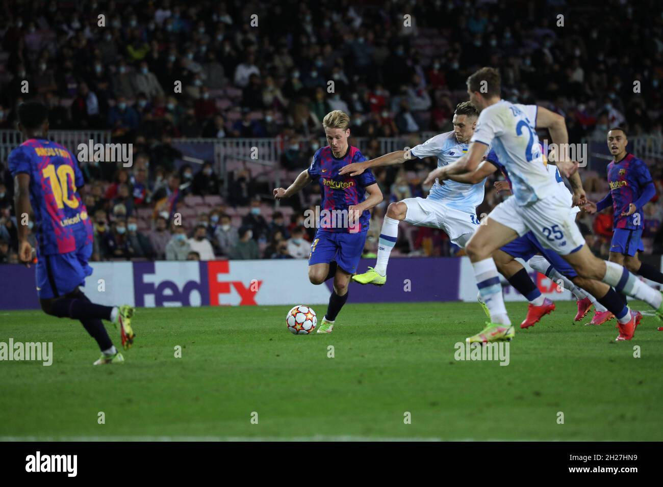 Barcelona, Spain. 20th Oct, 2021. UEFA Champions League Group stage ...