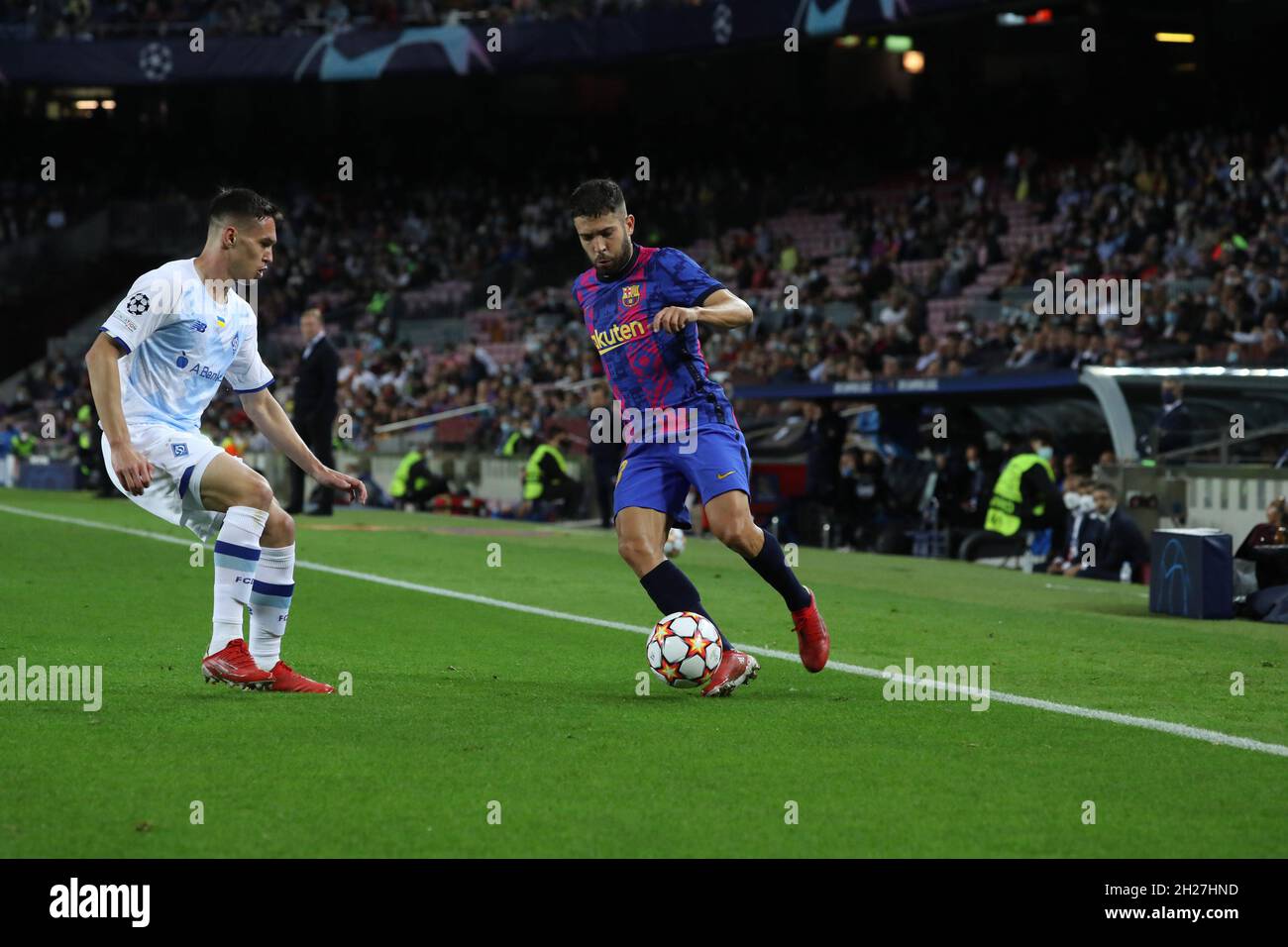 Barcelona, Spain. 20th Oct, 2021. UEFA Champions League Group stage ...