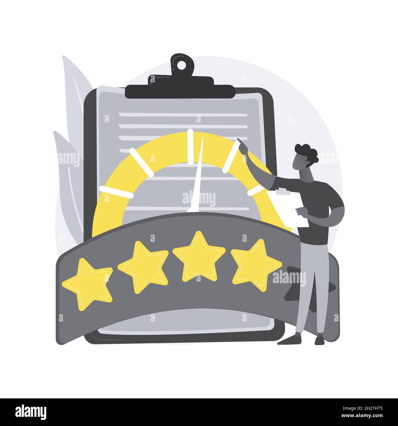 Performance rating abstract concept vector illustration Stock Vector ...