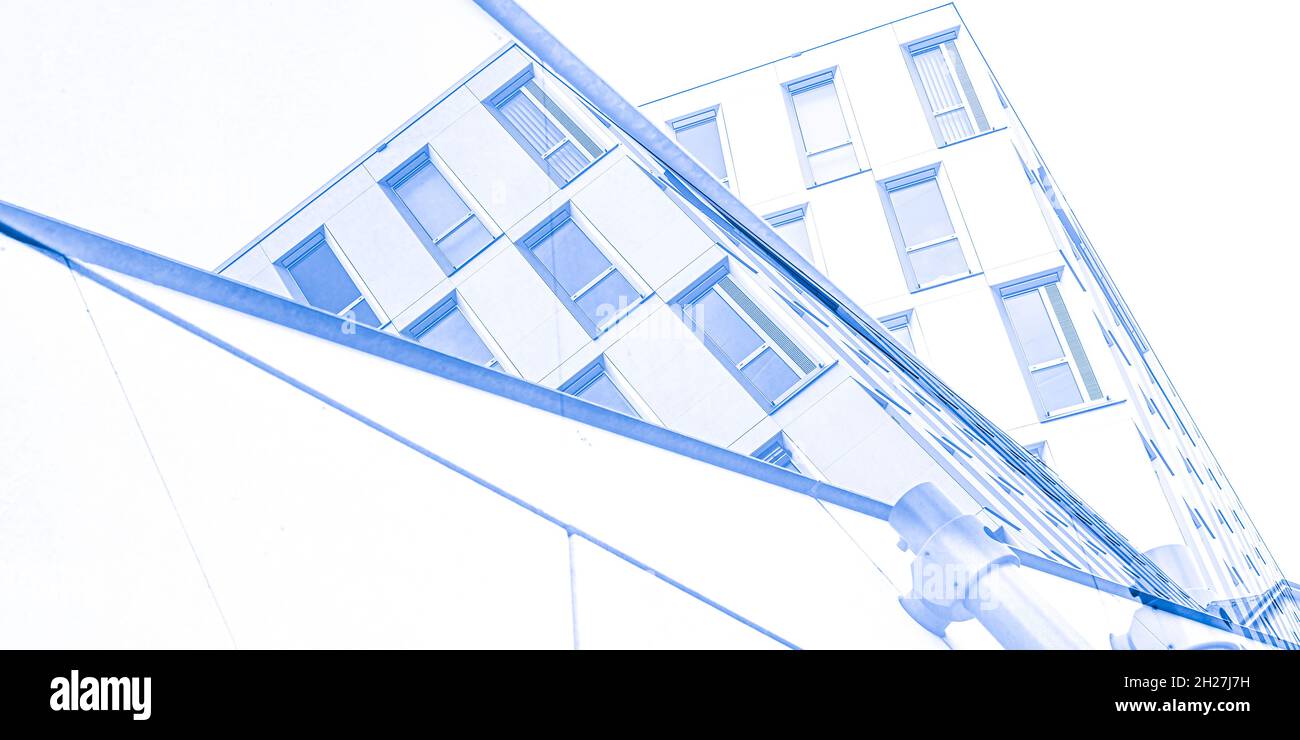 Image of multi-story buildings with multiple exposures in Rheinauhafen ...