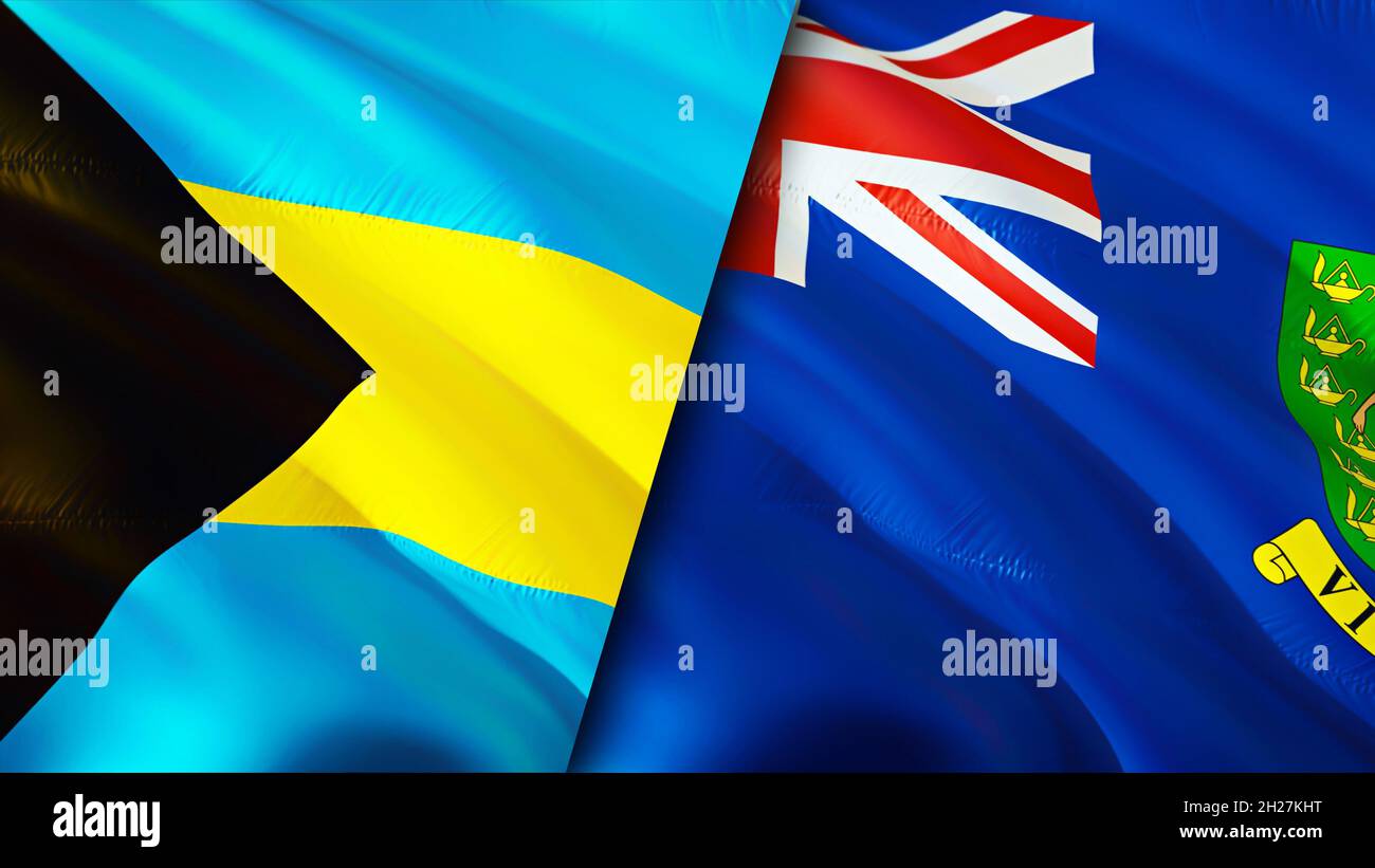 Bahamas british virgin islands flag hi-res stock photography and images ...