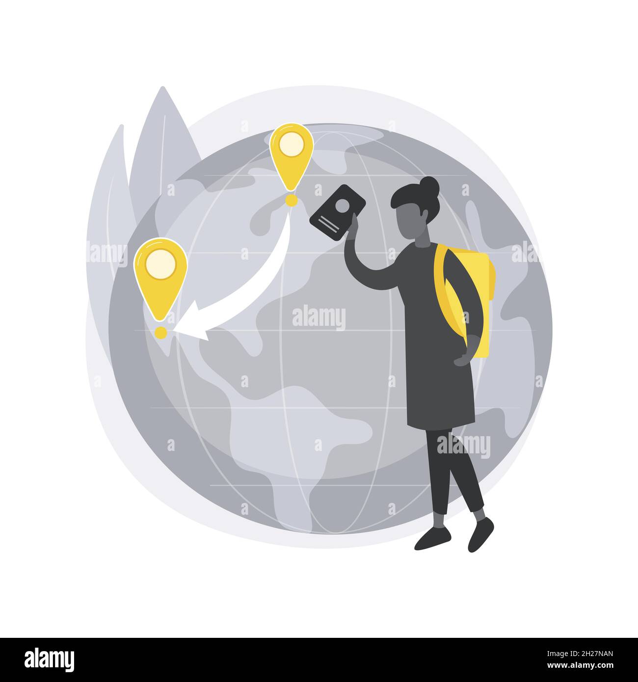 Emigration abstract concept vector illustration Stock Vector Image ...