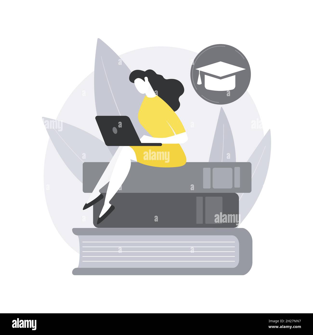 Personalized learning abstract concept vector illustration Stock Vector ...