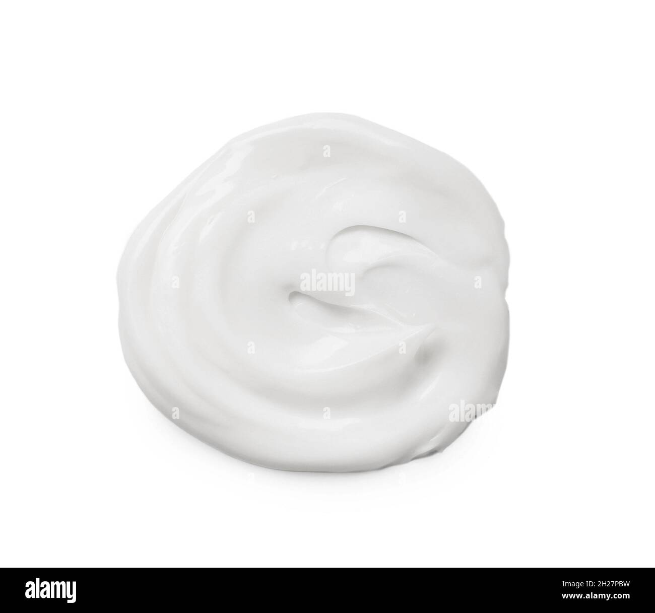 Cream sample on white background. Cosmetic product Stock Photo - Alamy