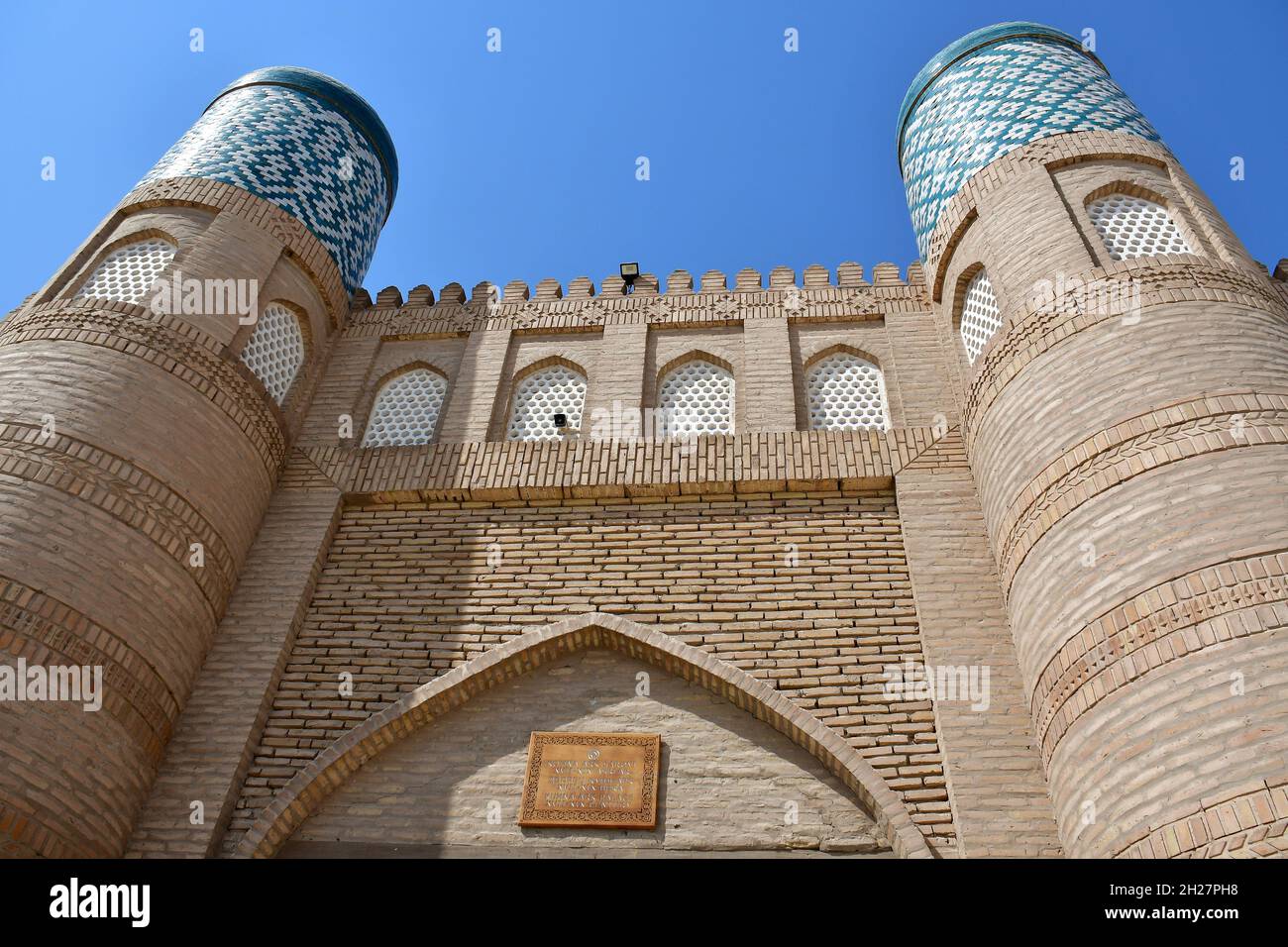 Kunya-Ark fortress (originally 12th century, then expanded 17th c. onward), Itchan Kala, Ichan ...