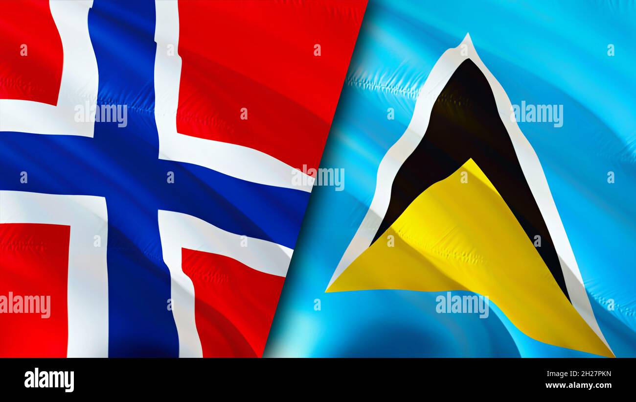 Norway saint lucia flag hi-res stock photography and images - Alamy