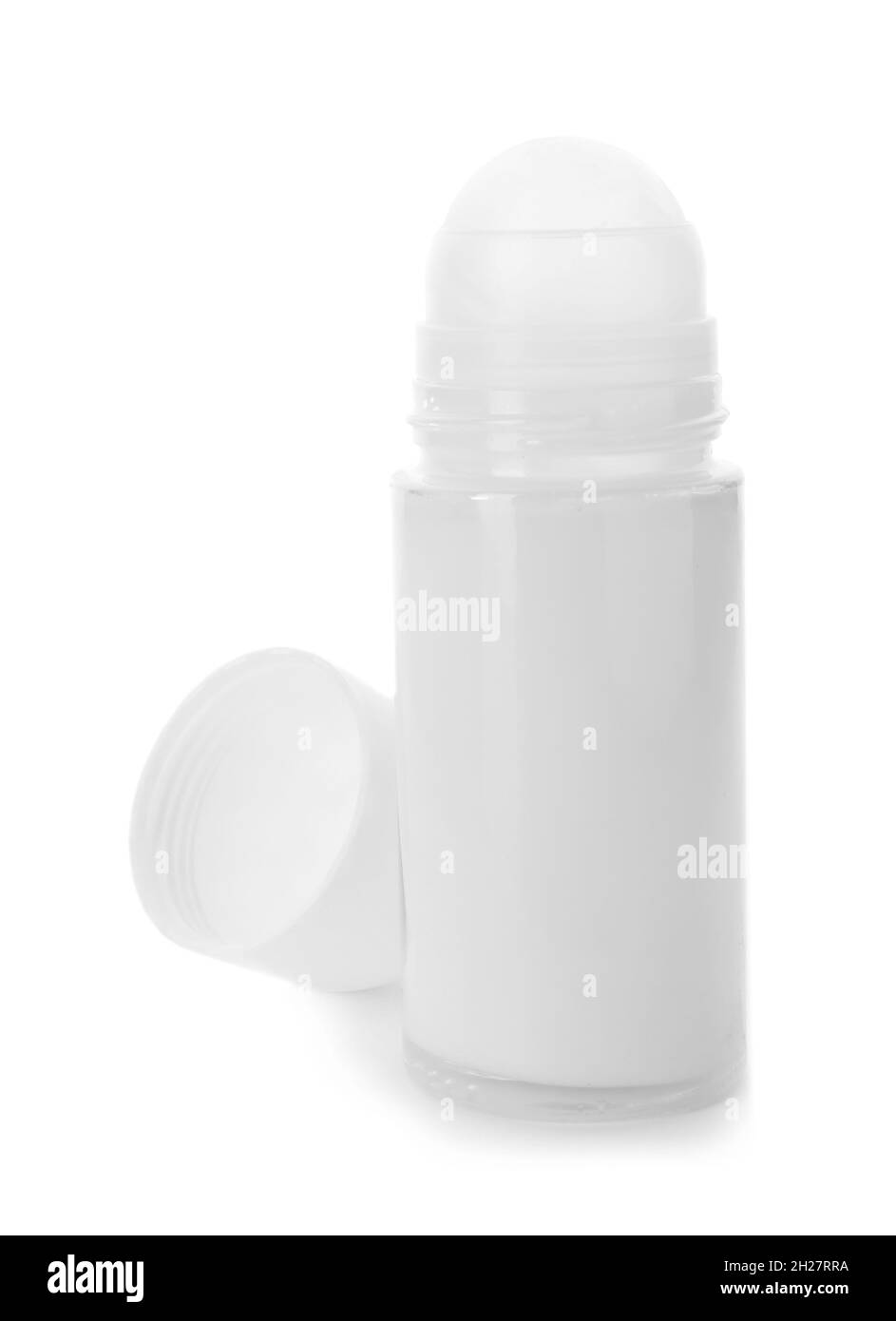 Deodorant on white background Stock Photo - Alamy