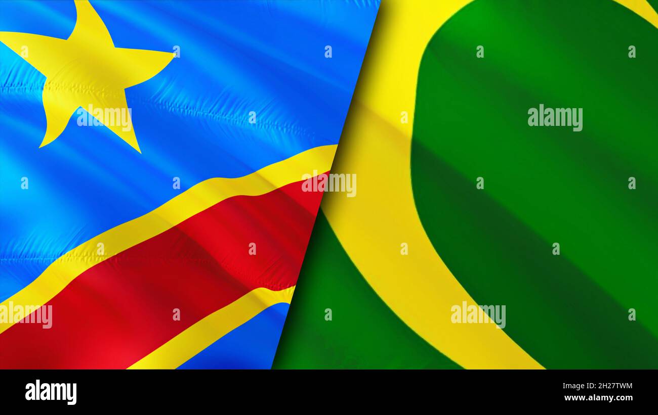 Dr congo cocos keeling islands flag hi-res stock photography and images ...