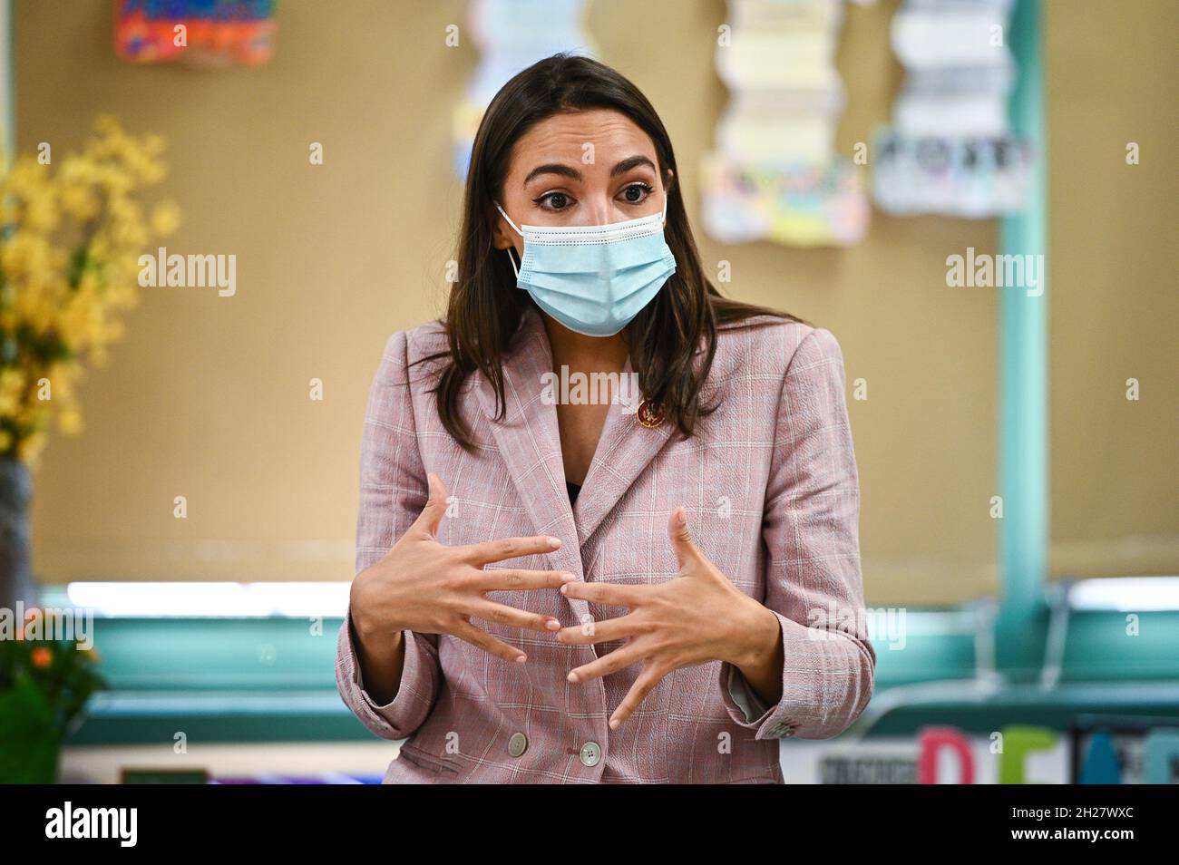 New York, USA. 20th Oct, 2021. United States Representative Alexandria ...