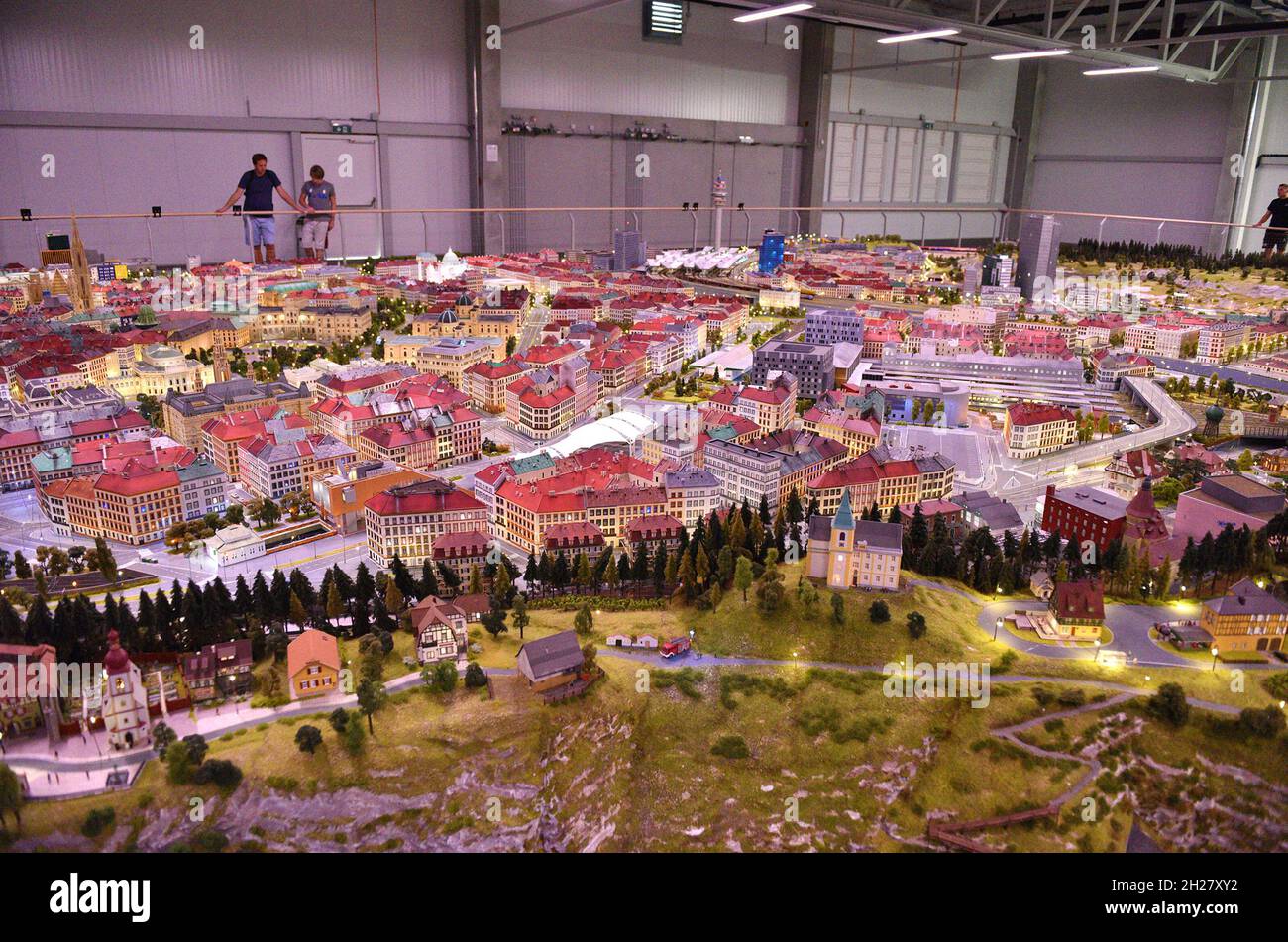 Modelleisenbahn model railway layout hi-res stock photography and ...