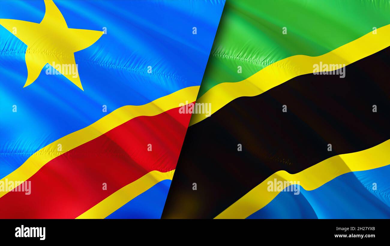 Dr congo tanzania flag hi-res stock photography and images - Alamy