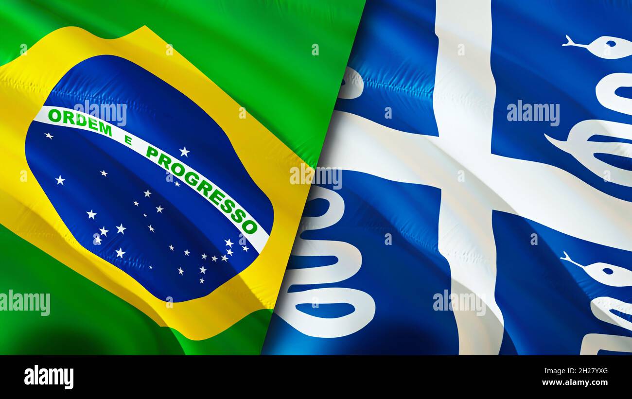 Brazil martinique flag hi-res stock photography and images - Alamy