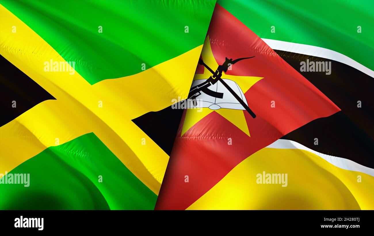 Jamaica mozambique flag hi-res stock photography and images - Alamy