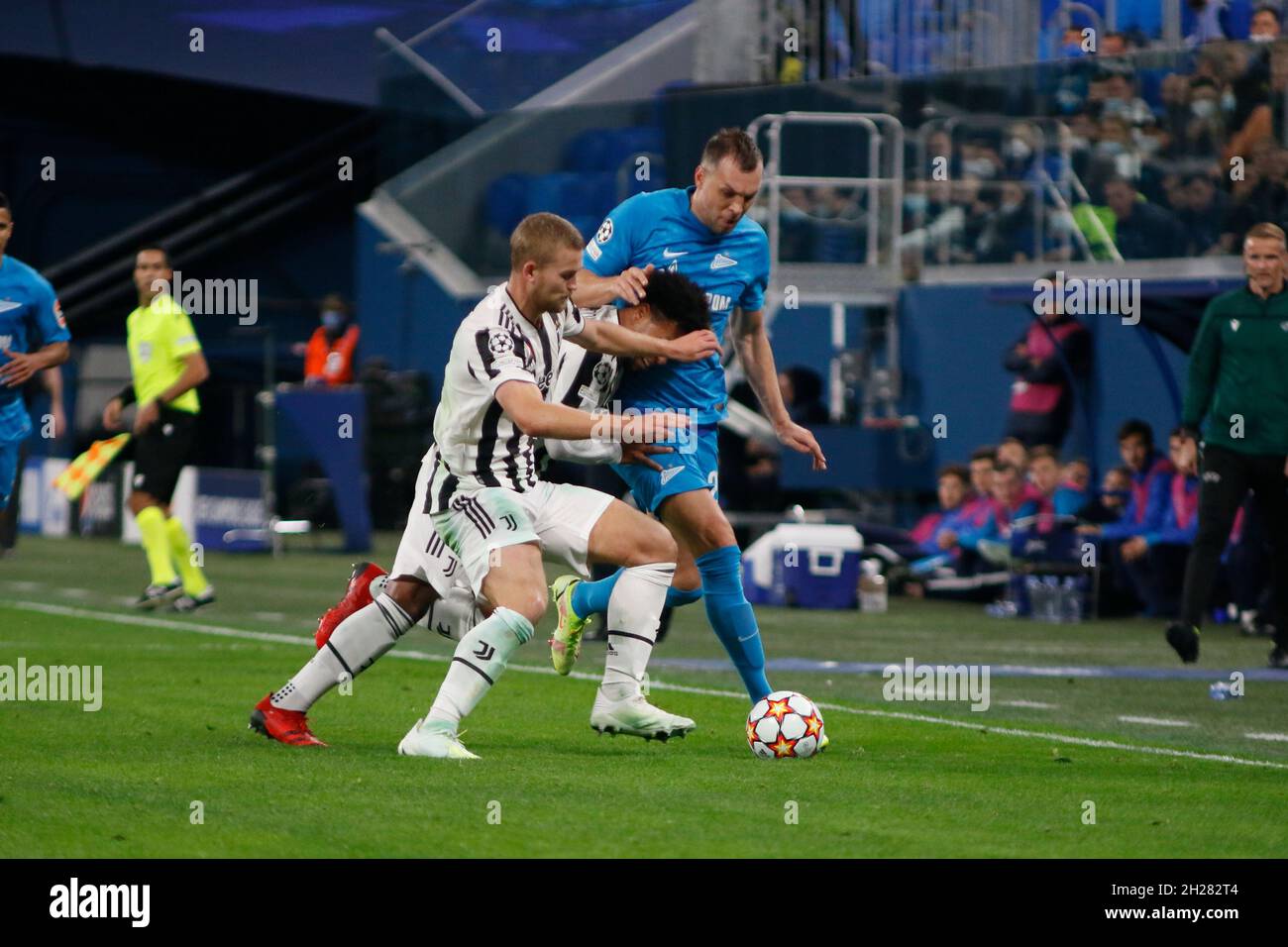 Saint Petersburg, Russia - 20 October 2021: Football, UEFA Champions ...