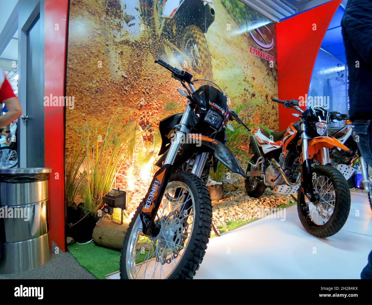 Motorbike exhibition hall hi-res stock photography and images - Alamy