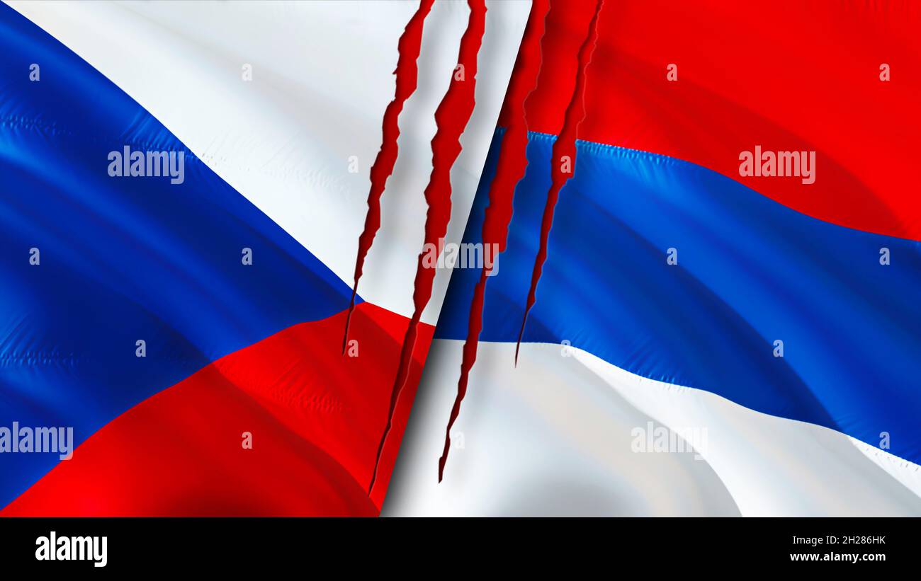 Serbia czech flag hi-res stock photography and images - Alamy