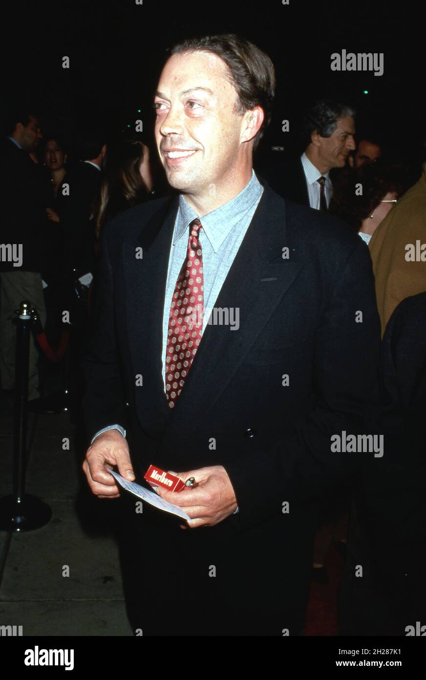 Tim Curry at the Los Angeles premiere of 'Mrs. Doubtfire' on November ...