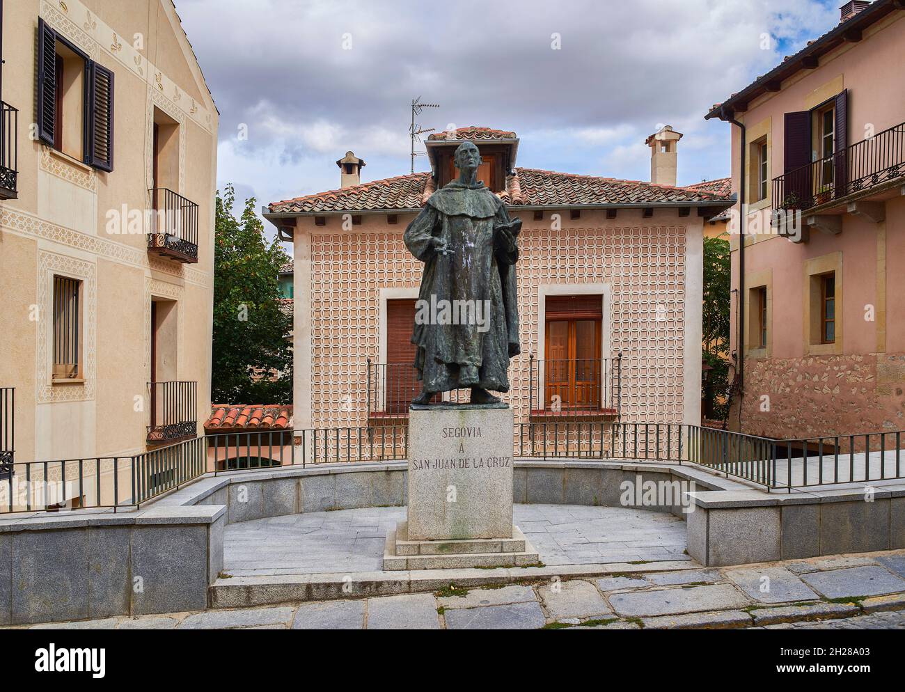 San Juan de la Cruz statue. Segovia, Spain Stock Photo - Alamy