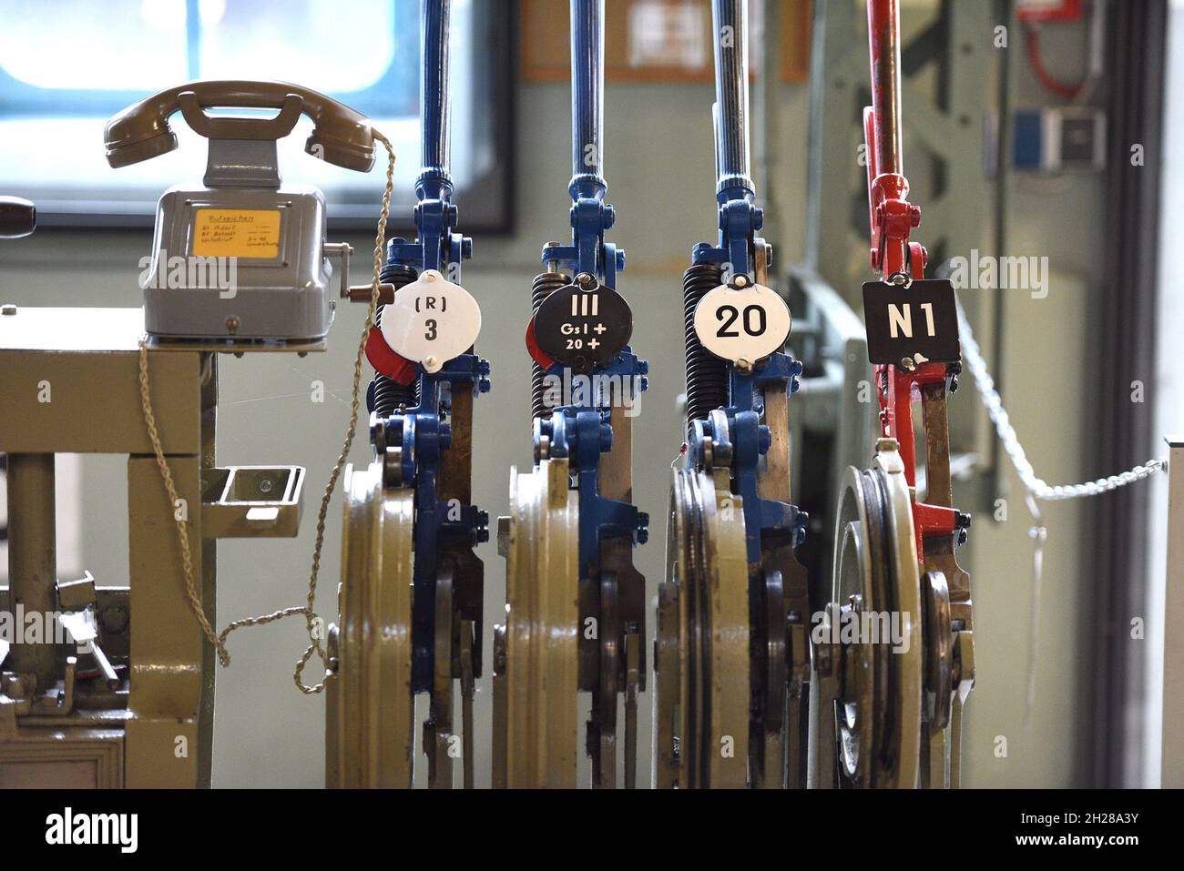 Das Eisenbahnmuseum Lokwelt in Freilassing, Bayern, Deutschland, Europa ...