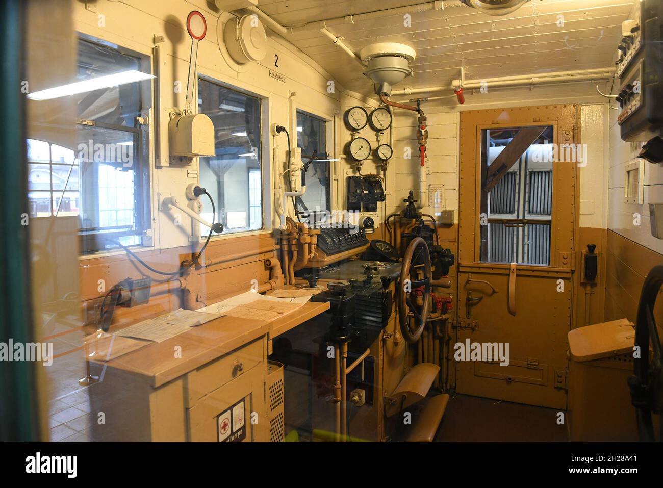 Das Eisenbahnmuseum Lokwelt in Freilassing, Bayern, Deutschland, Europa ...