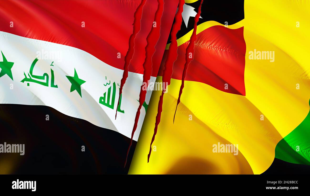 Iraq nevis island flag hi-res stock photography and images - Alamy